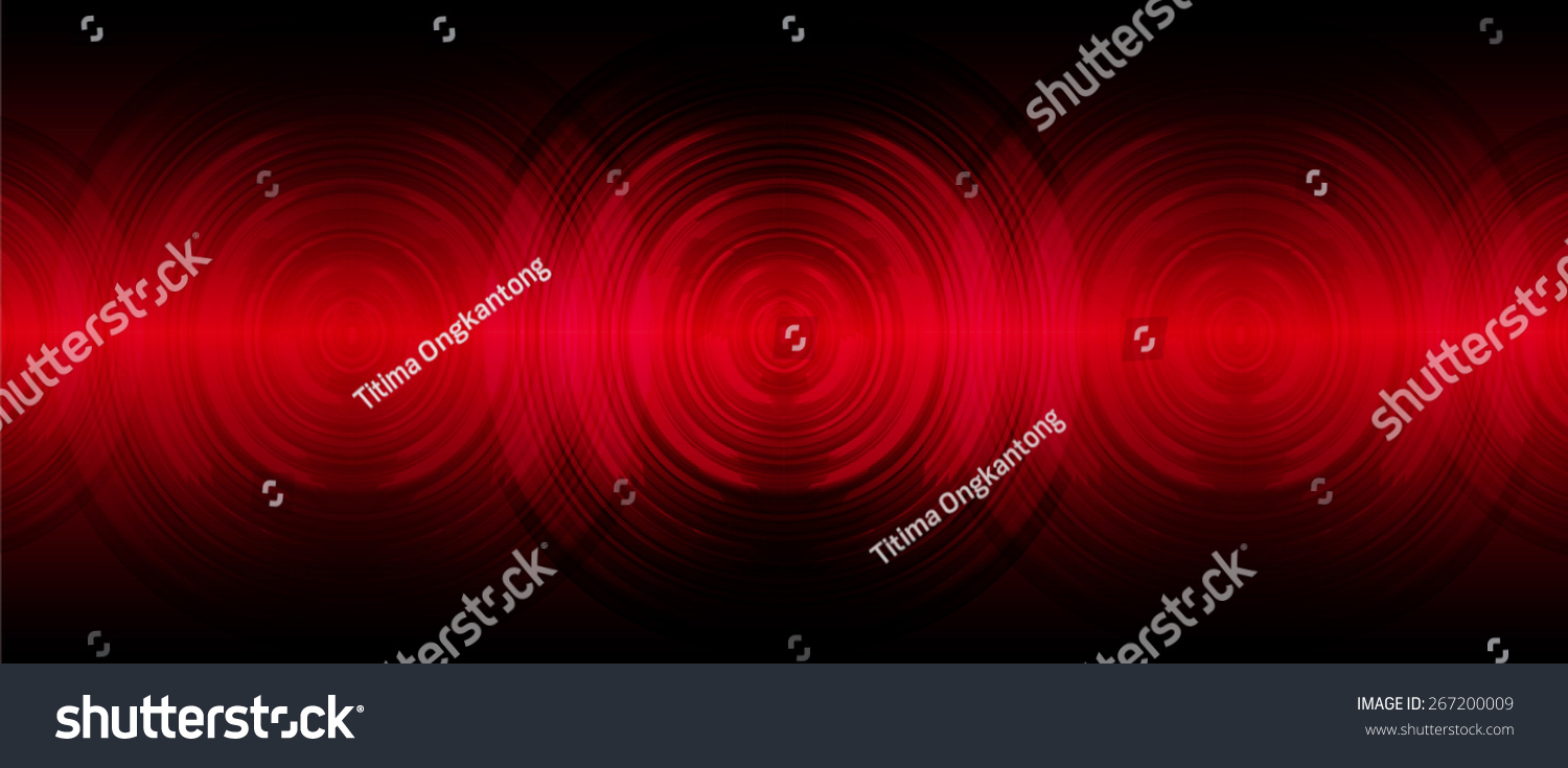 Abstract Digital Sound Wave Pattern Background Stock Vector (Royalty ...
