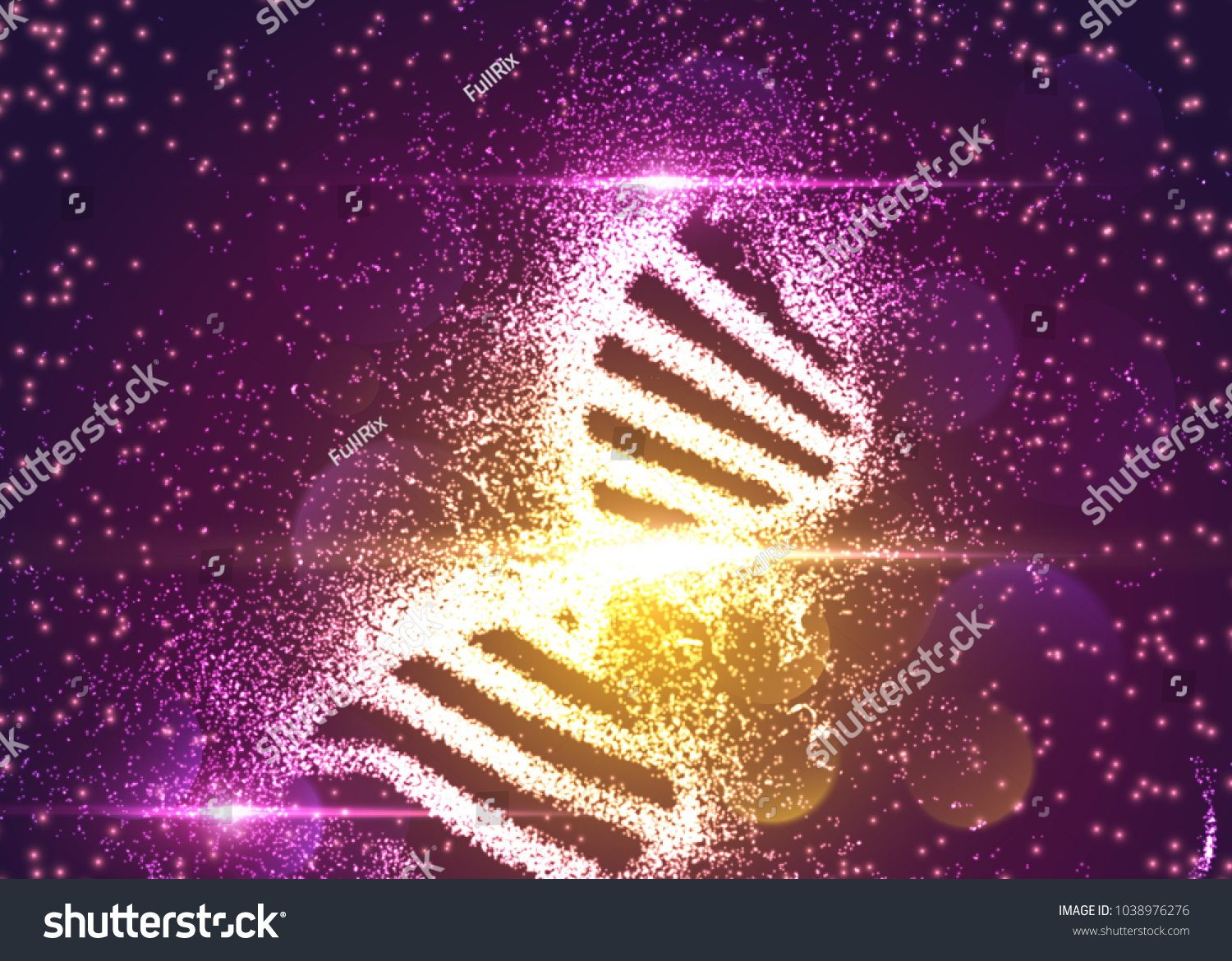 Abstract Dna Molecule Science Background Vector Stock Vector (Royalty ...