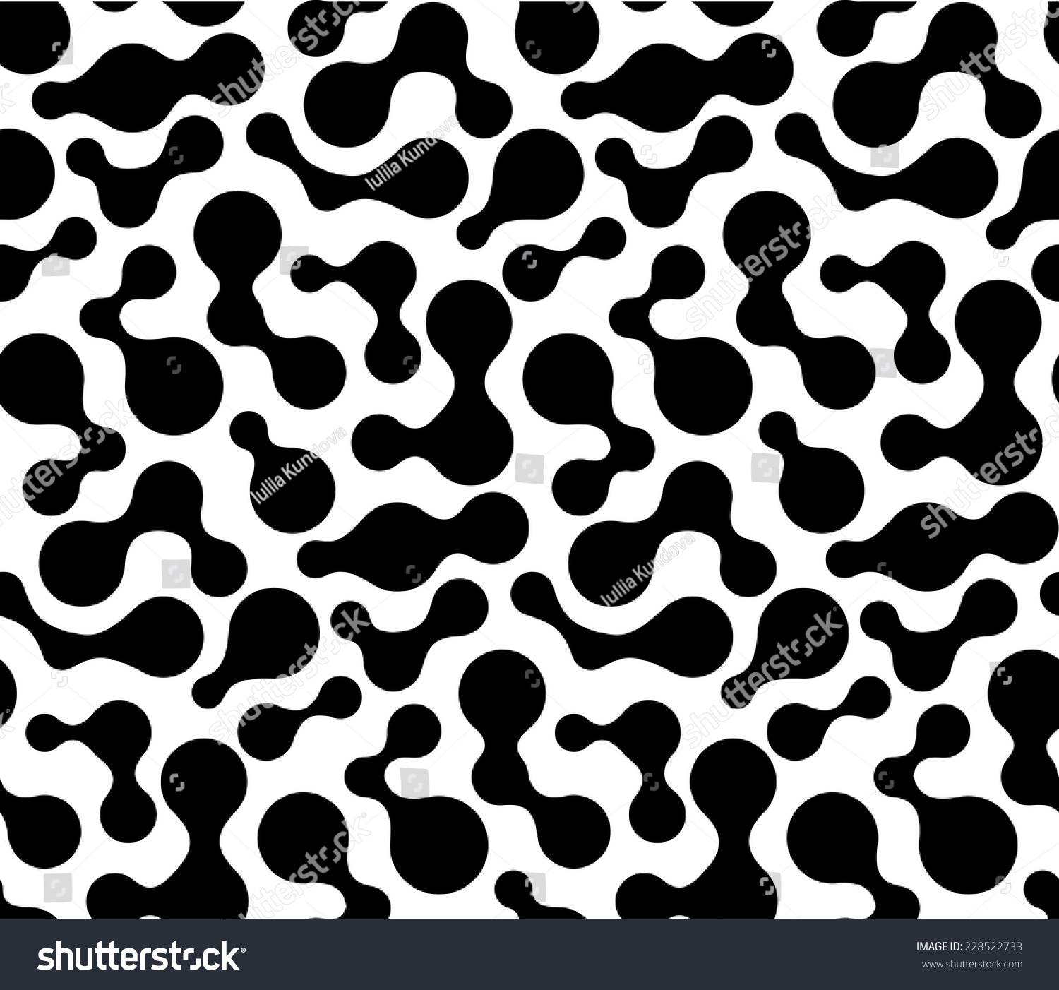 Abstract Dot Background Seamless Pattern Organic Stock Vector (Royalty ...