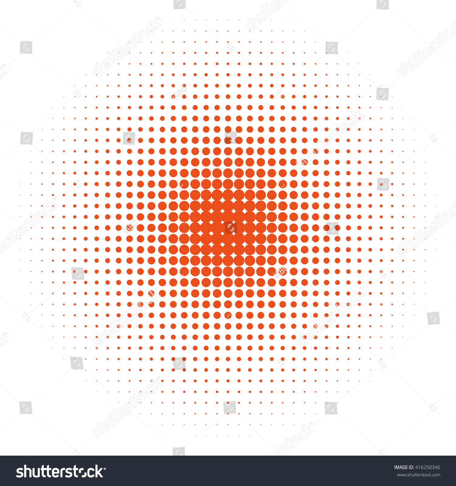 Abstract Dotted Vector Background Radial Dots Stock Vector (Royalty ...