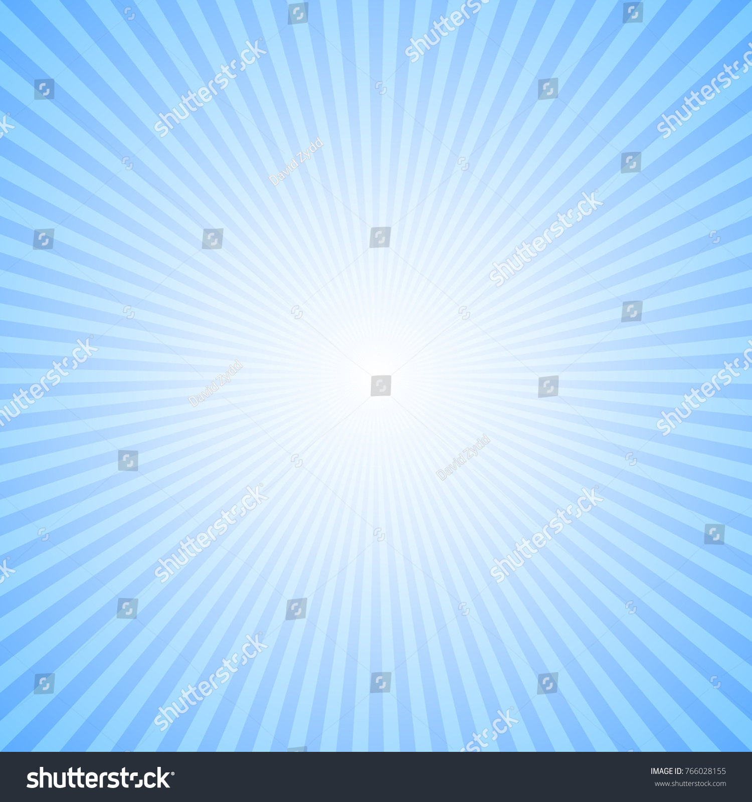 Abstract Dynamic Sun Rays Background Blue Stock Vector (Royalty Free ...