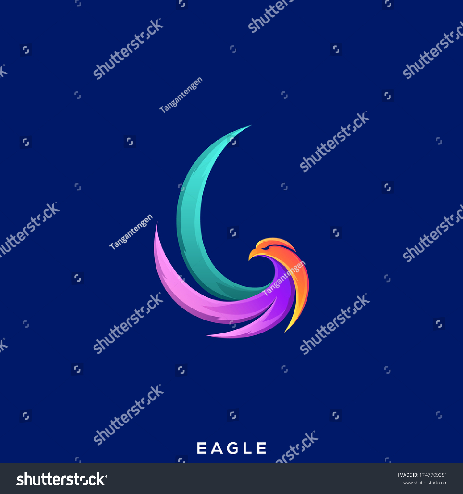 Abstract Eagle Premium Logo Vector Stock Vector (Royalty Free ...