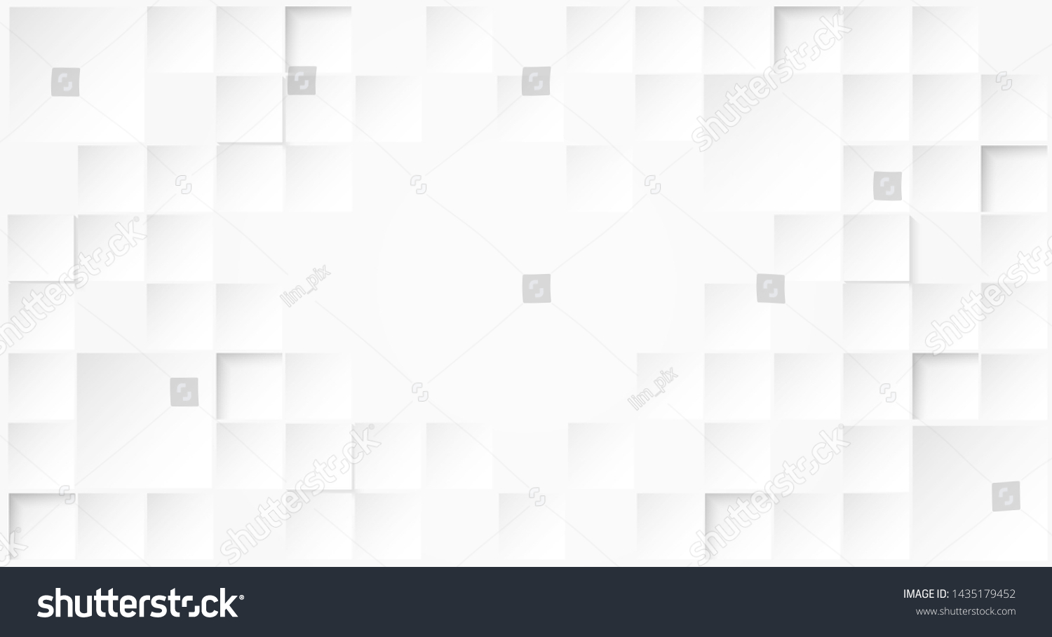 Abstract Embossed Paper Square White Background Stock Vector (Royalty ...