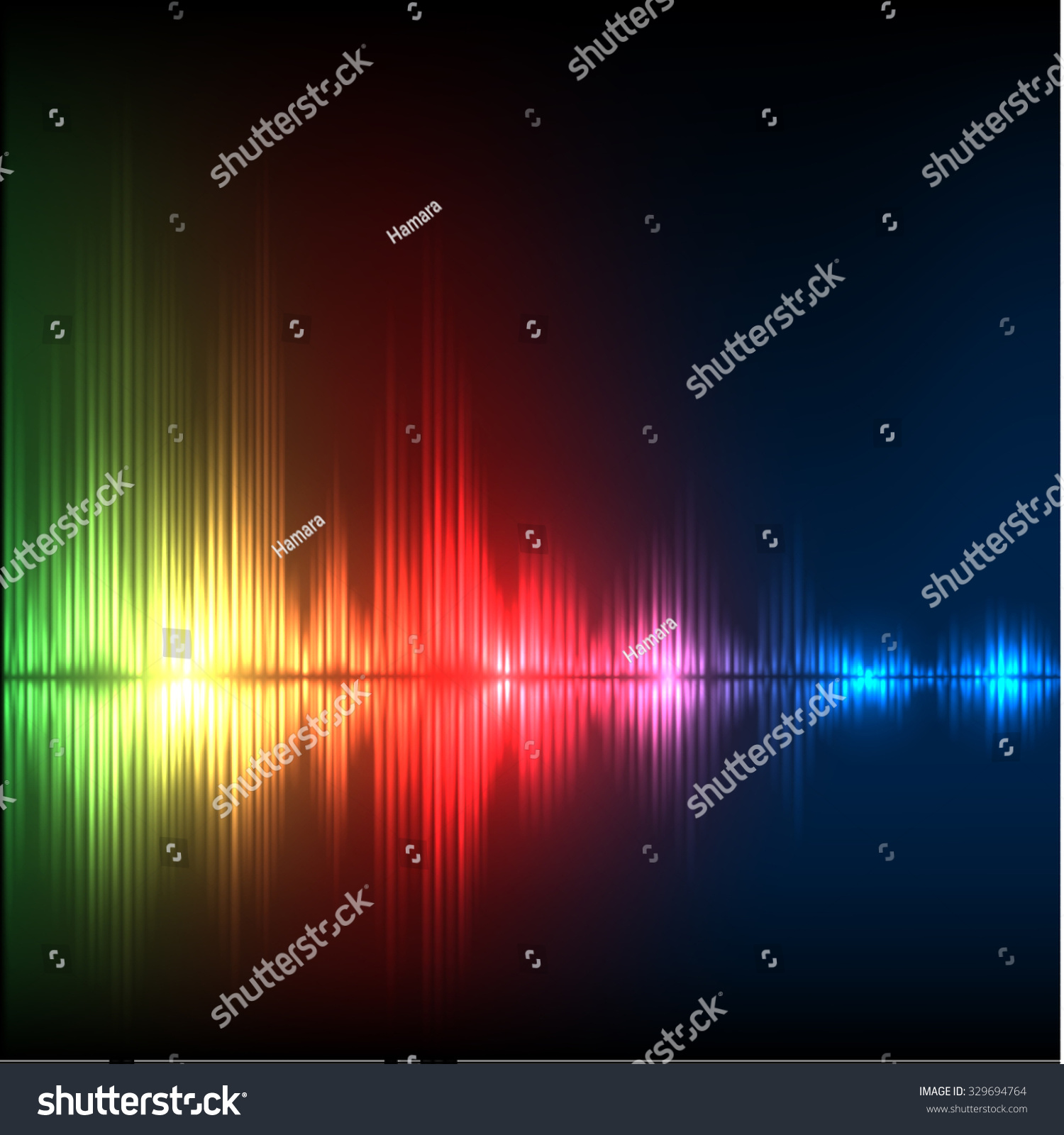 Abstract Equalizer Background Greenredblue Wave Eps10 Stock Vector ...