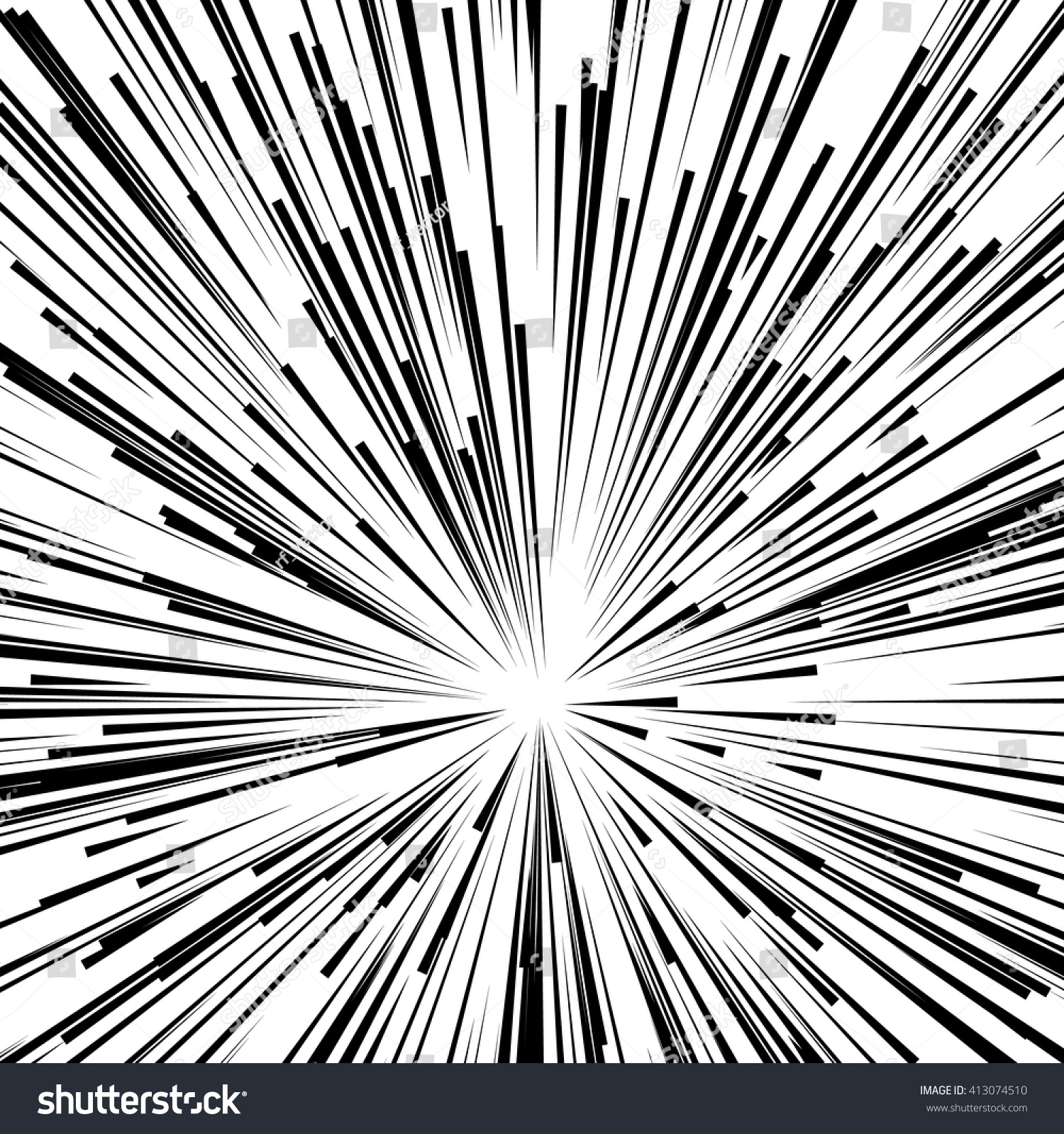 Abstract Explosion Burst Rays Beams Flash Stock Vector (Royalty Free ...