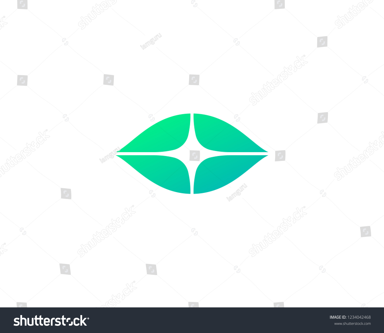 Abstract Eye Star Vector Logotype Optical Stock Vector (Royalty Free ...