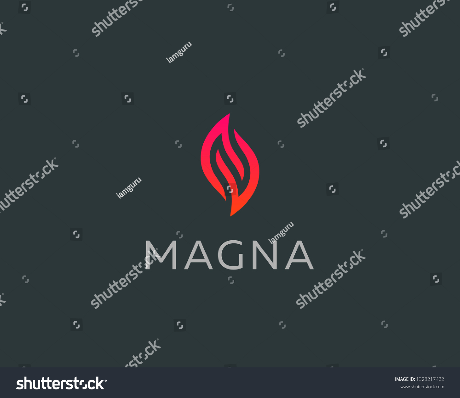 Abstract Fire Chain Vector Logo Hands Stock Vector (Royalty Free ...