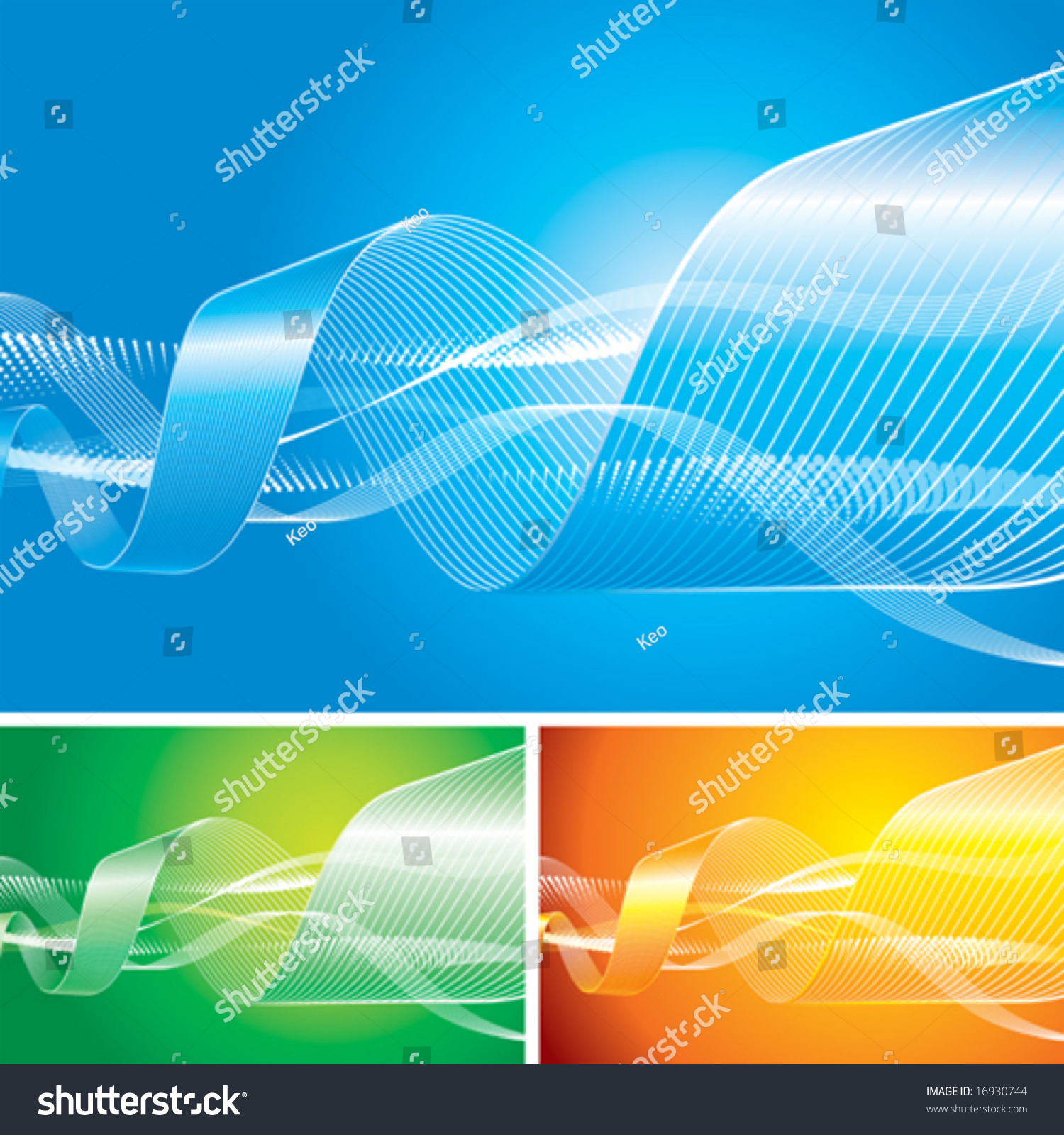 Abstract Flowing Background Vector Illustration Layered Stock Vector ...