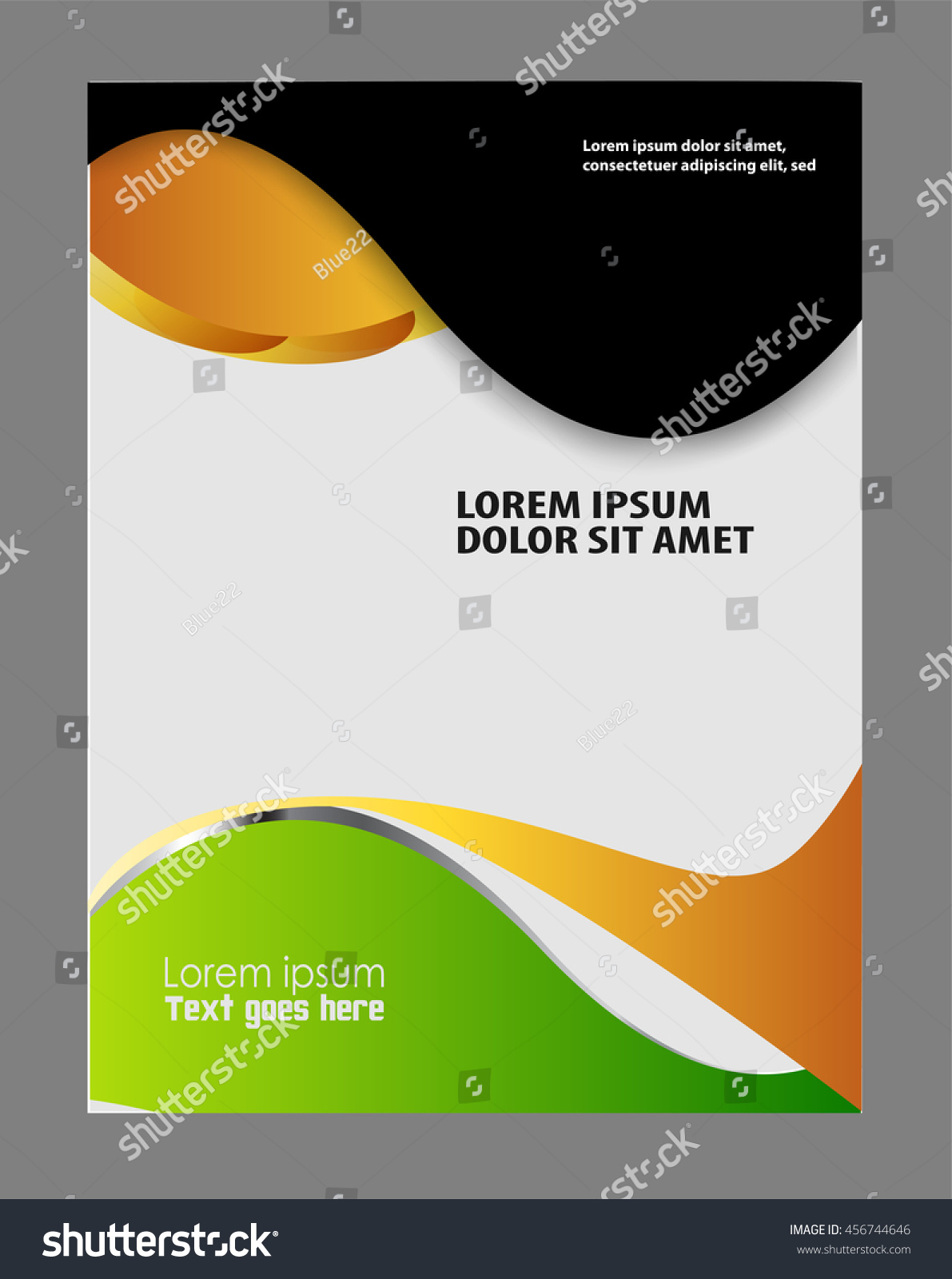 Abstract Flyer Background Clipart Stock Vector (Royalty Free) 456744646