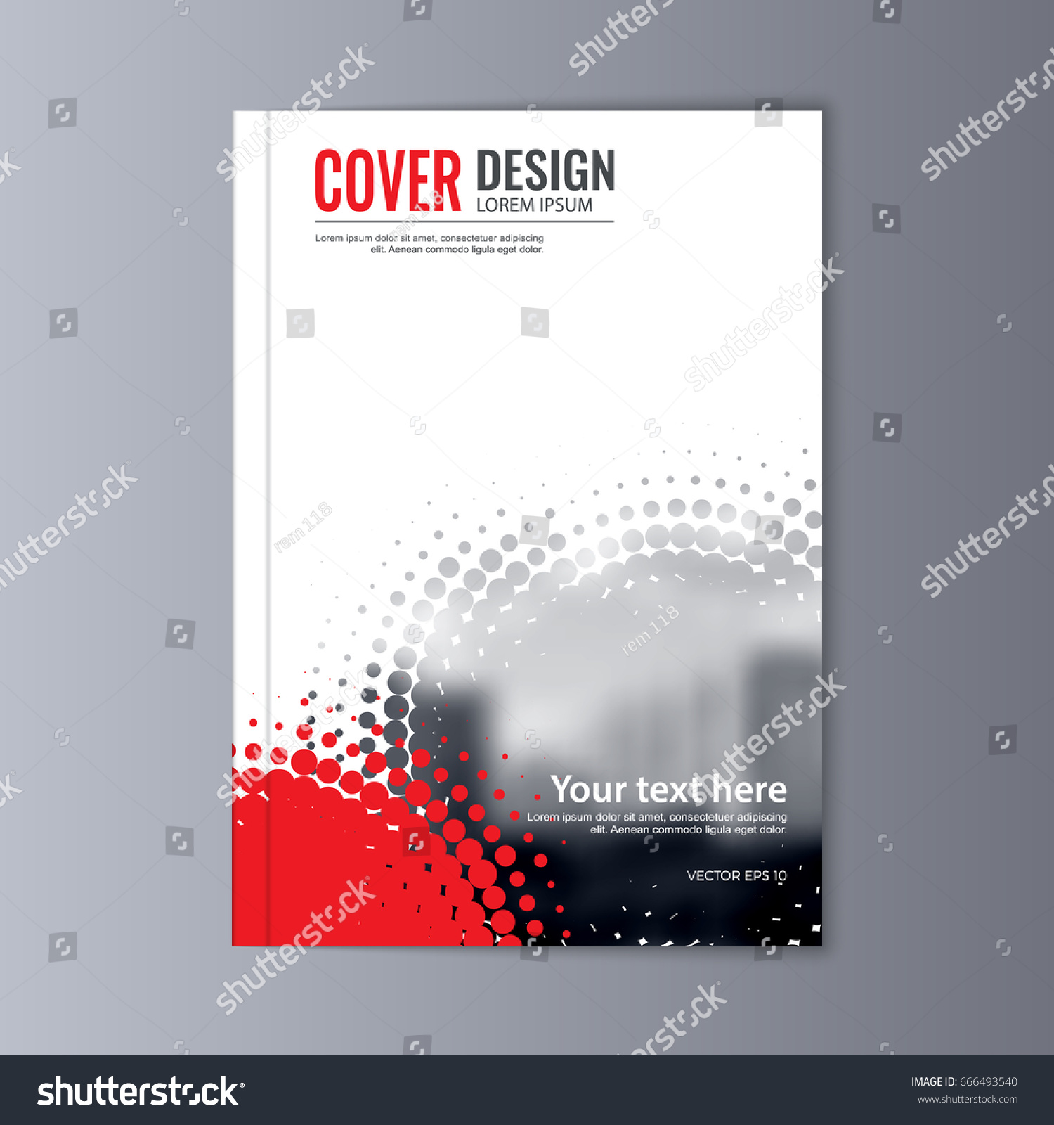 Abstract Flyer Design Background Brochure Template Stock Vector ...
