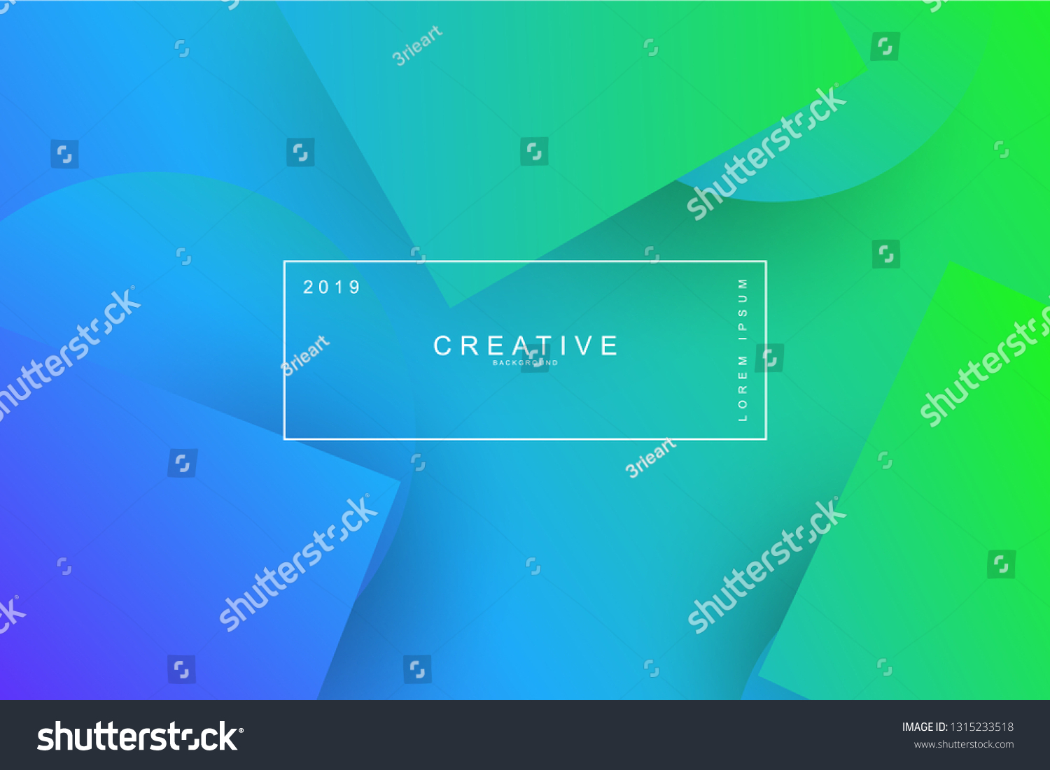 Abstract Form Composition Cool Background Square Stock Vector (Royalty ...