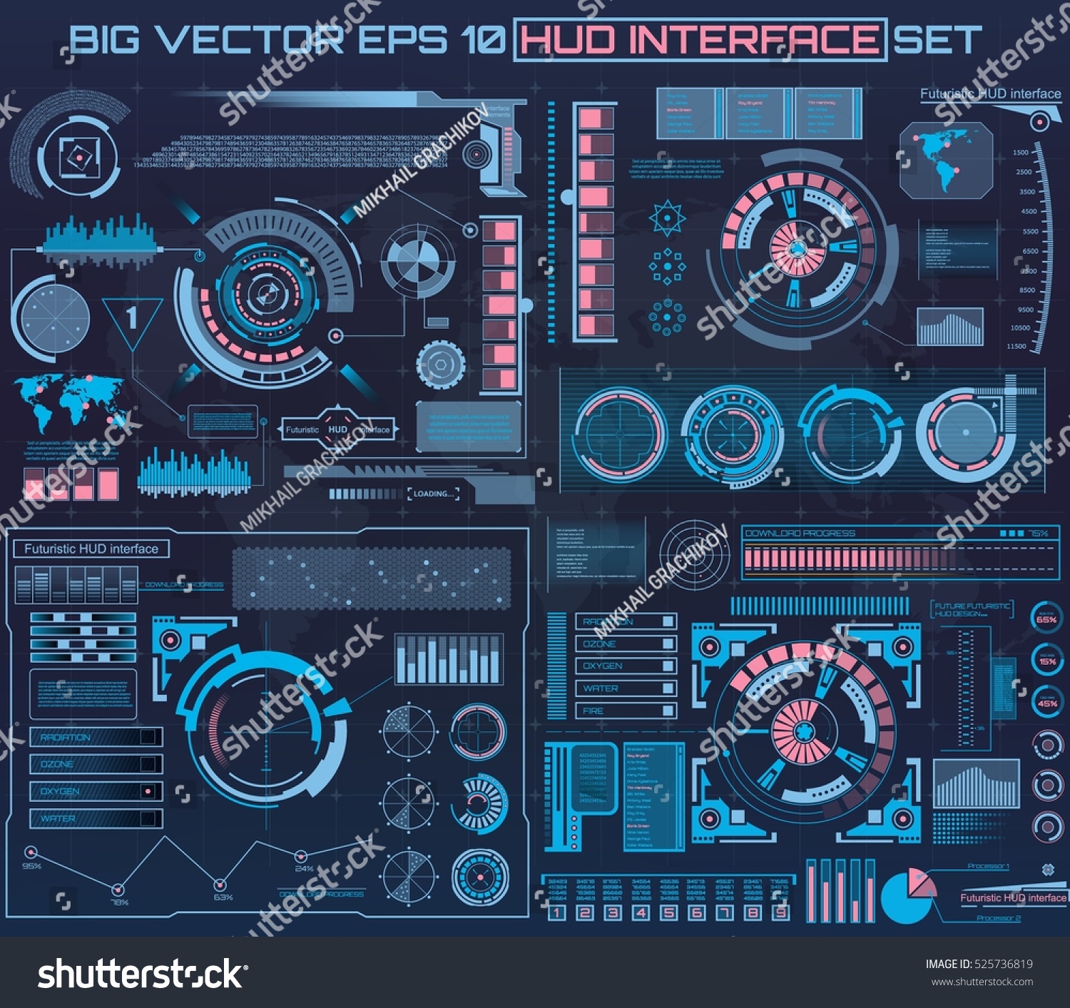 Futuro abstracto, vectorial concepto futurista azul: vector de stock ...