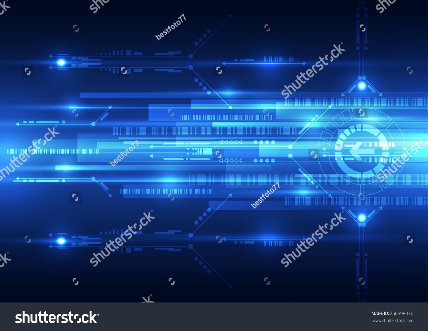 Abstract Future Speed Technology System Background Stock Vector ...