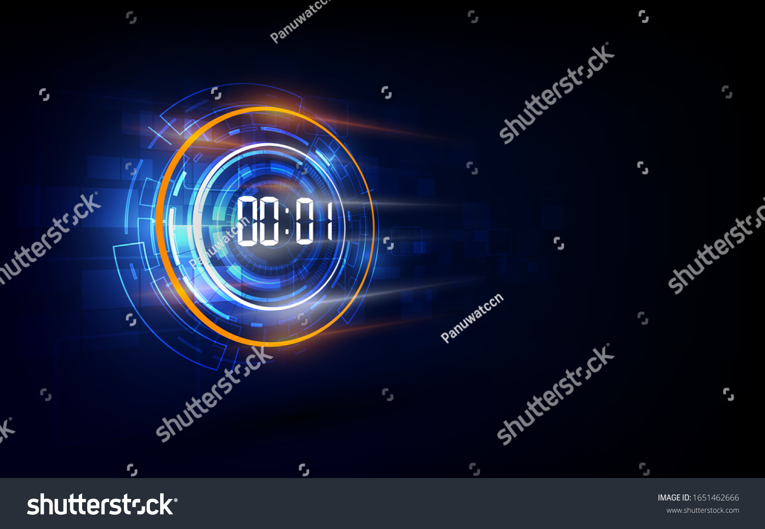 895 Futuristic countdown timer Gambar, Foto Stok & Vektor | Shutterstock