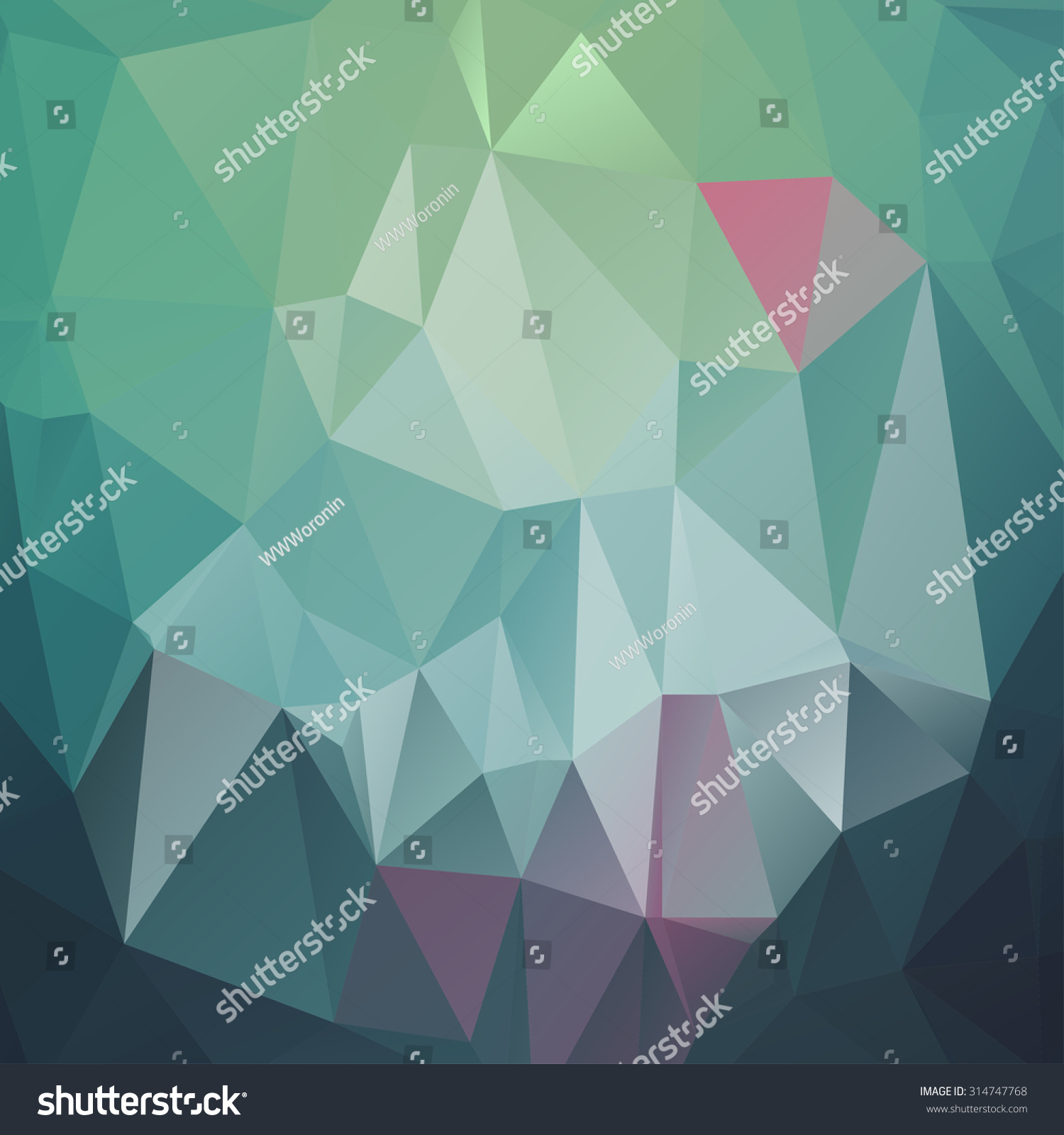 Abstract Geometric Background Triangular Polygons Stock Vector (Royalty ...