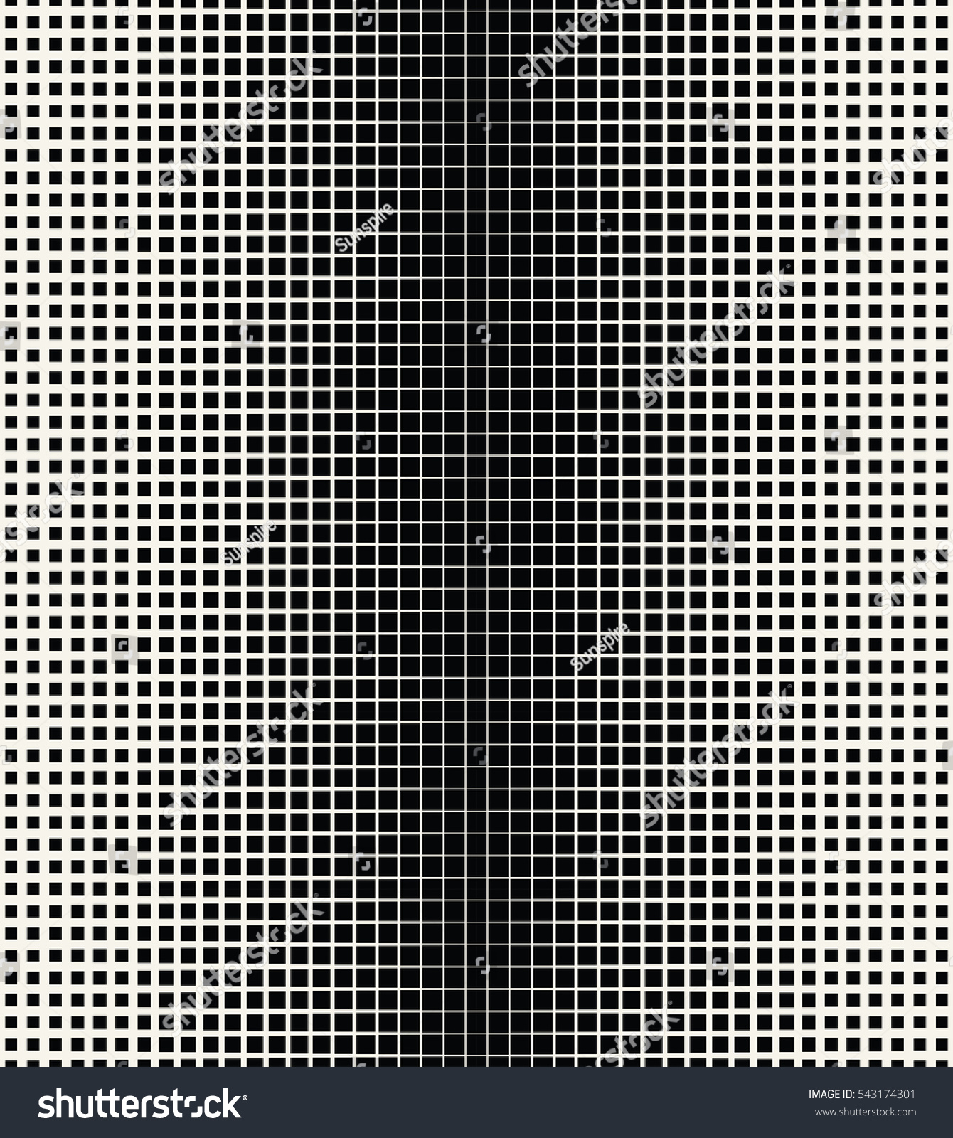 Abstract Geometric Black White Gradient Square Stock Vector (Royalty ...