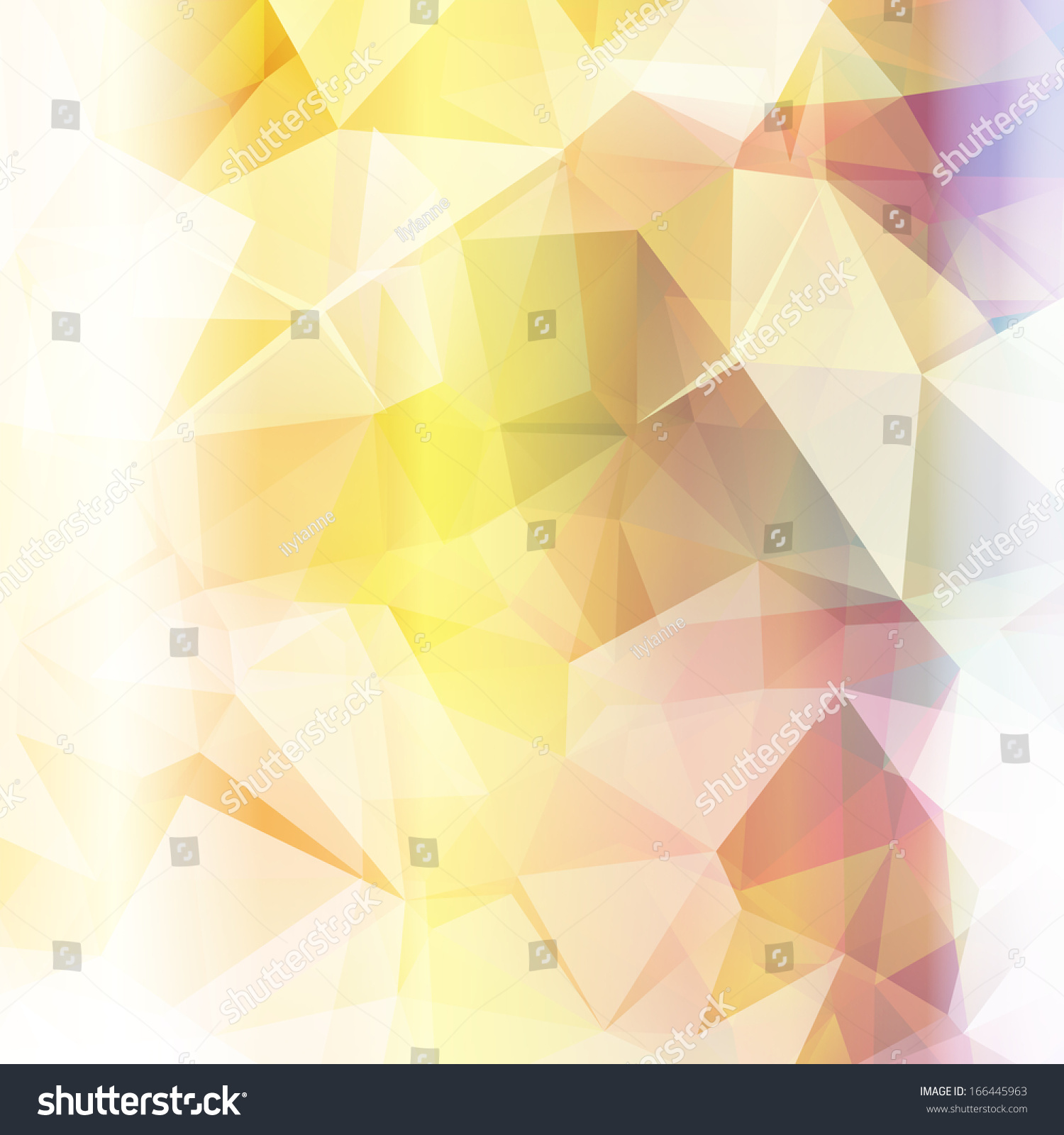 Abstract Geometric Light Background Multicolored Transparent Stock ...