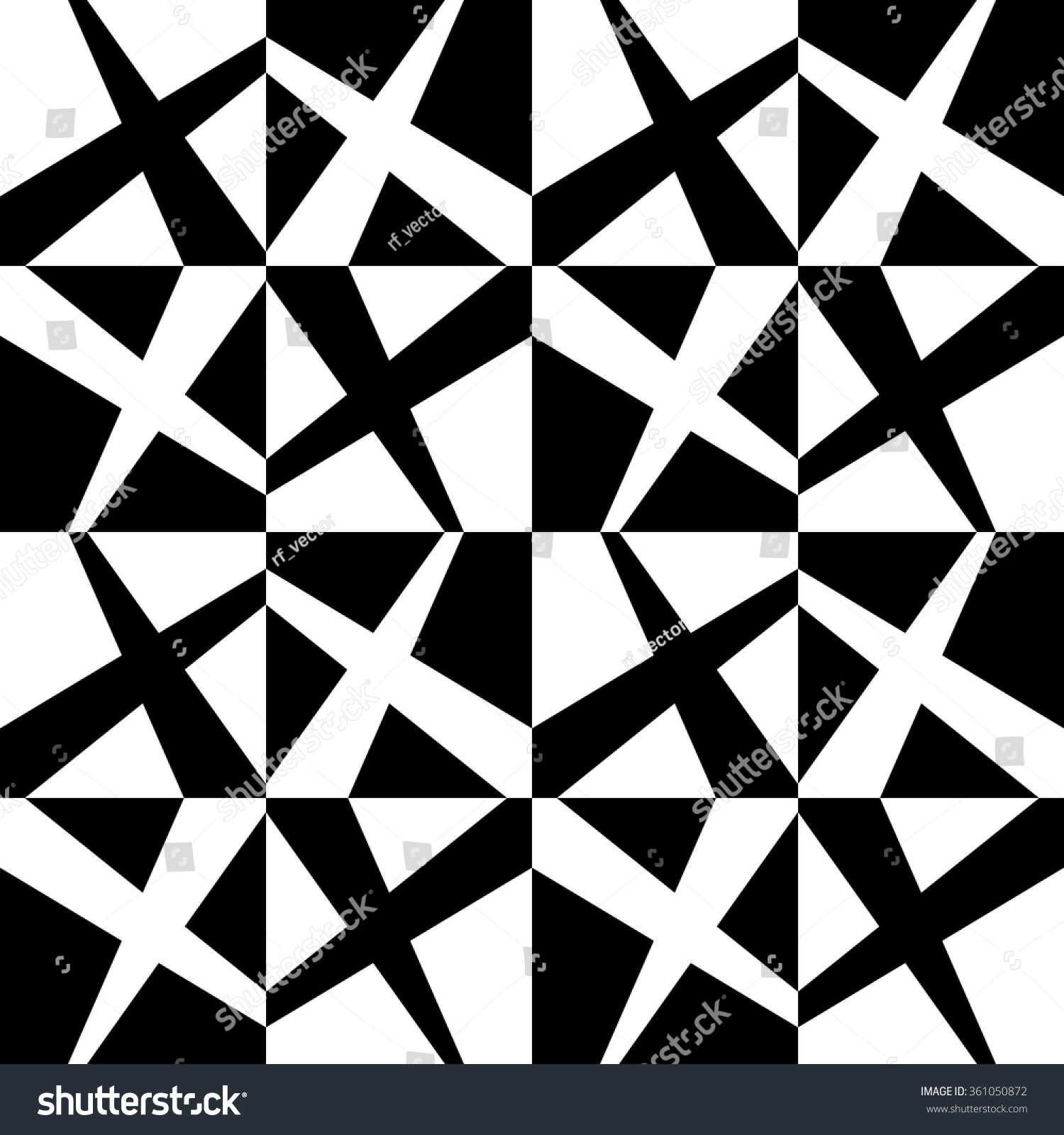 Abstract Geometric Mosaic Pattern Simple Seamless Stock Vector ...