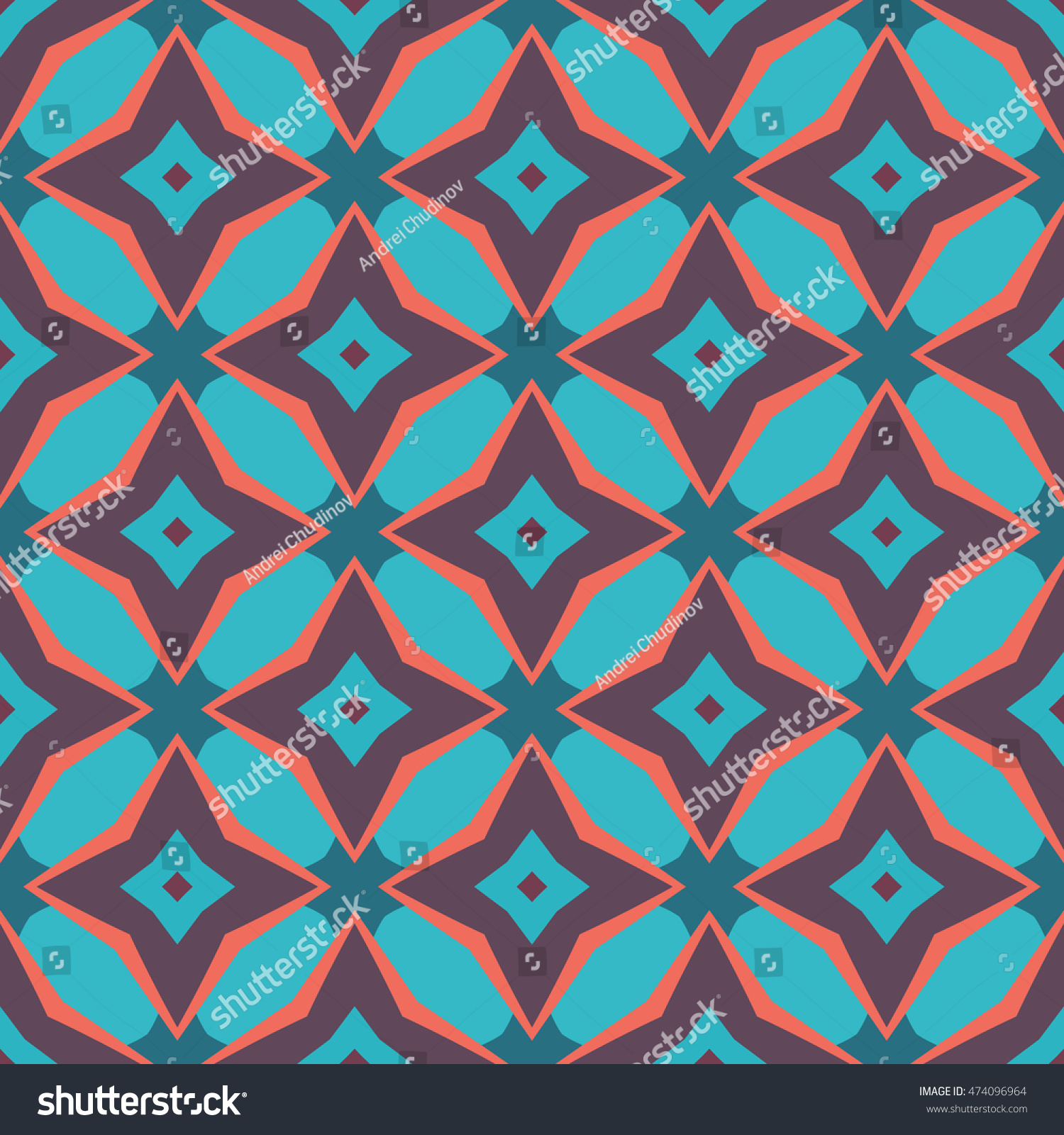 Abstract Geometric Pattern Cloth Design Wallpaper Stock Vector (Royalty ...