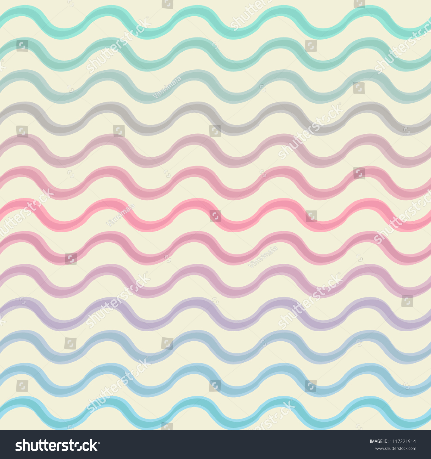 Abstract Geometric Wavy Background Vector Illustration: เวกเตอร์สต็อก ...