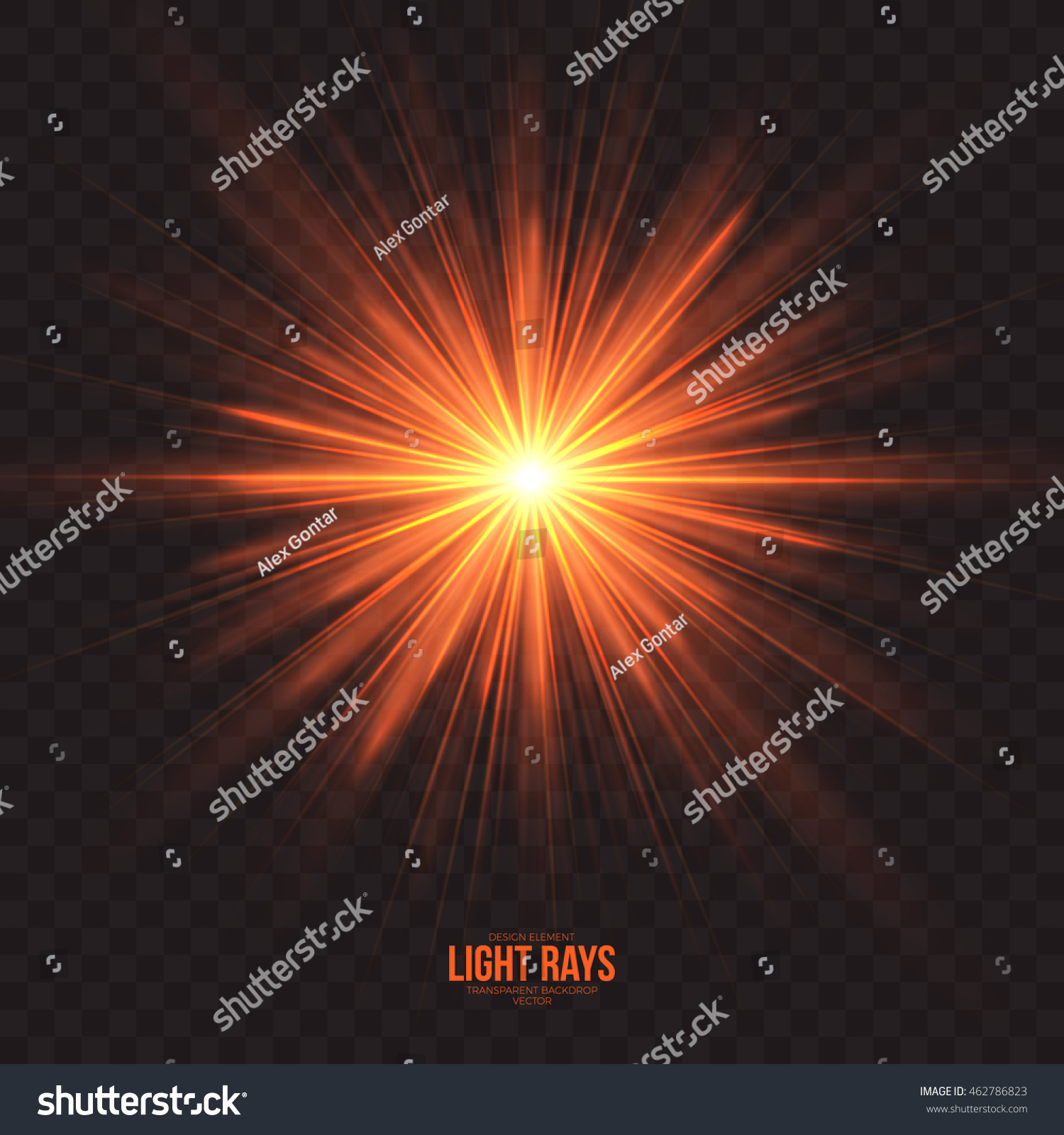 Abstract Gleaming Light Rays Vector Background: vector de stock (libre ...