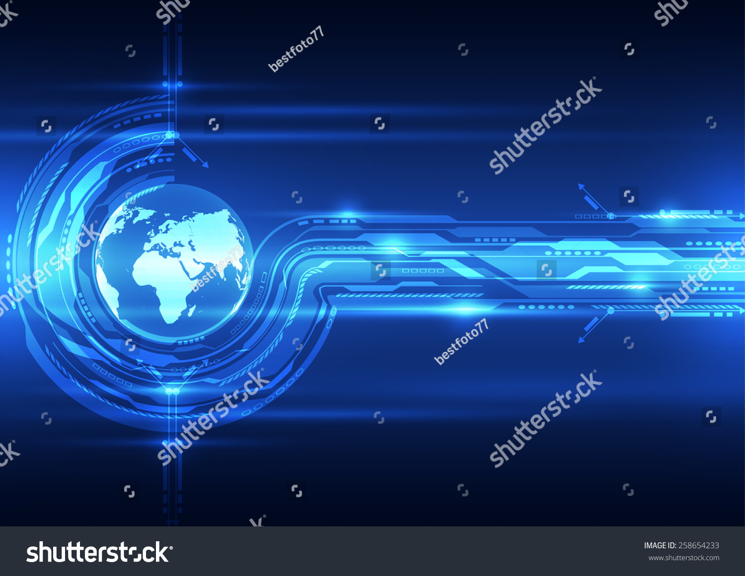 Abstract Global Future Technology Background Vector Stock Vector ... Abstract Global Future Technology Background Vector Stock Vector ...