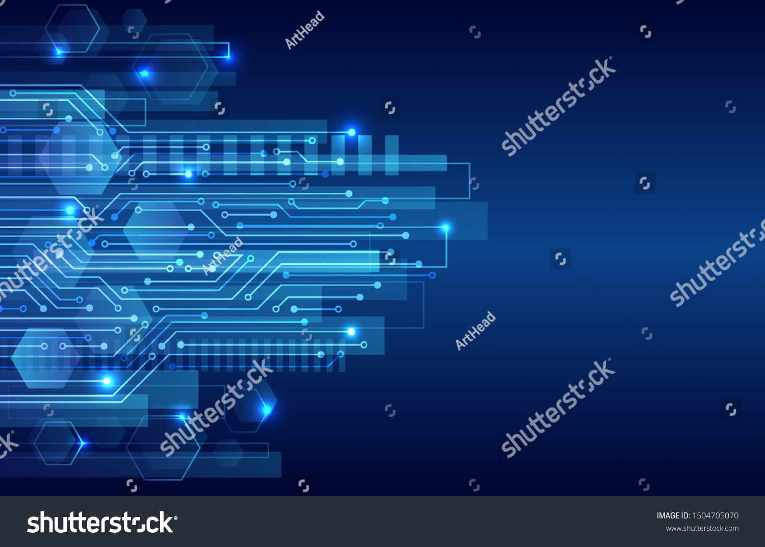 Abstract Global Technology Concept Digital Internet Stock Vector ...
