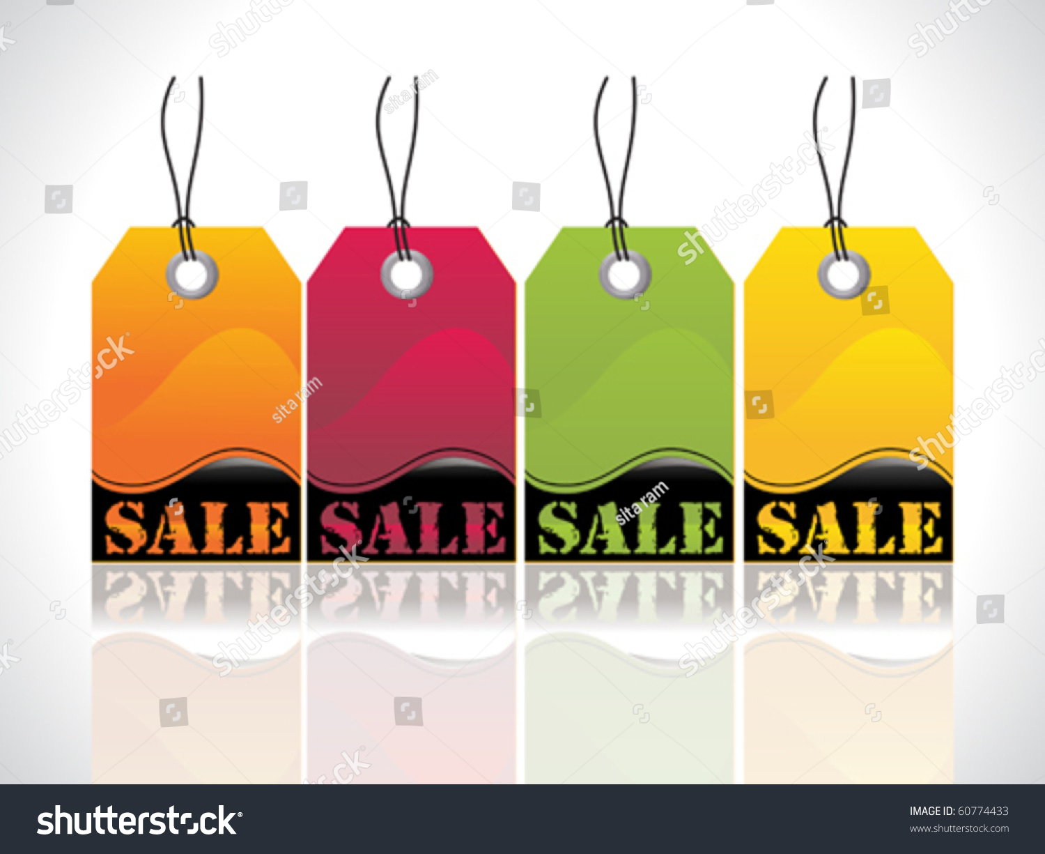 Abstract Glossy Tags Vector Illustration Stock Vector (Royalty Free ...