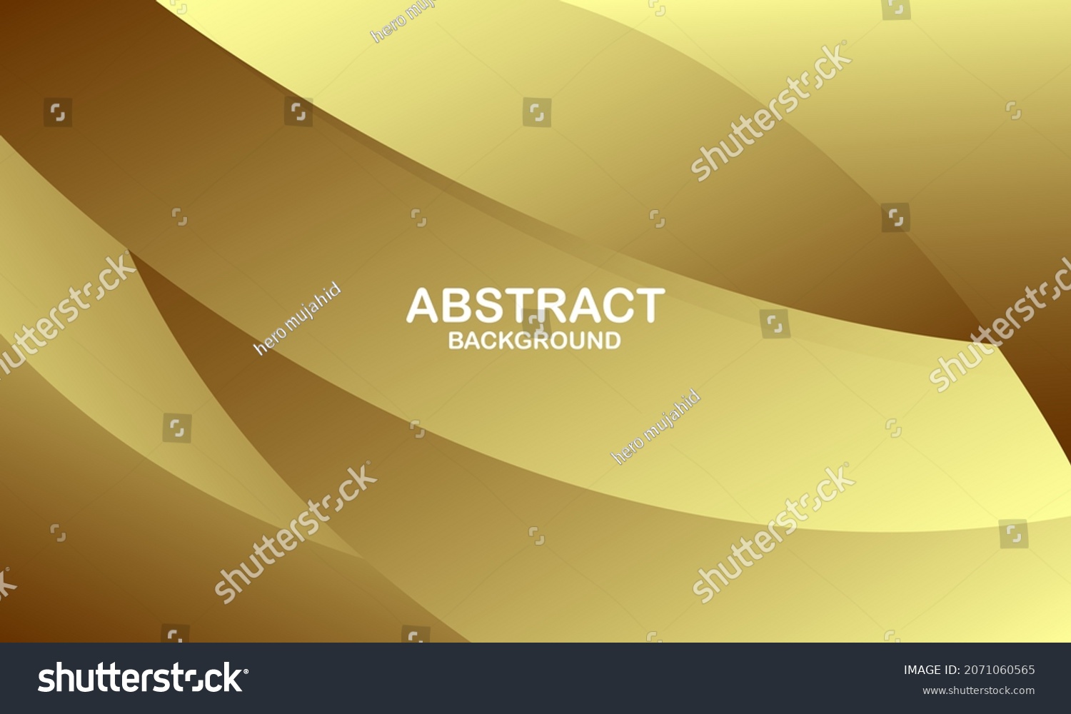 Abstract Gold Background Waves Vector Illustration Stock Vector ...