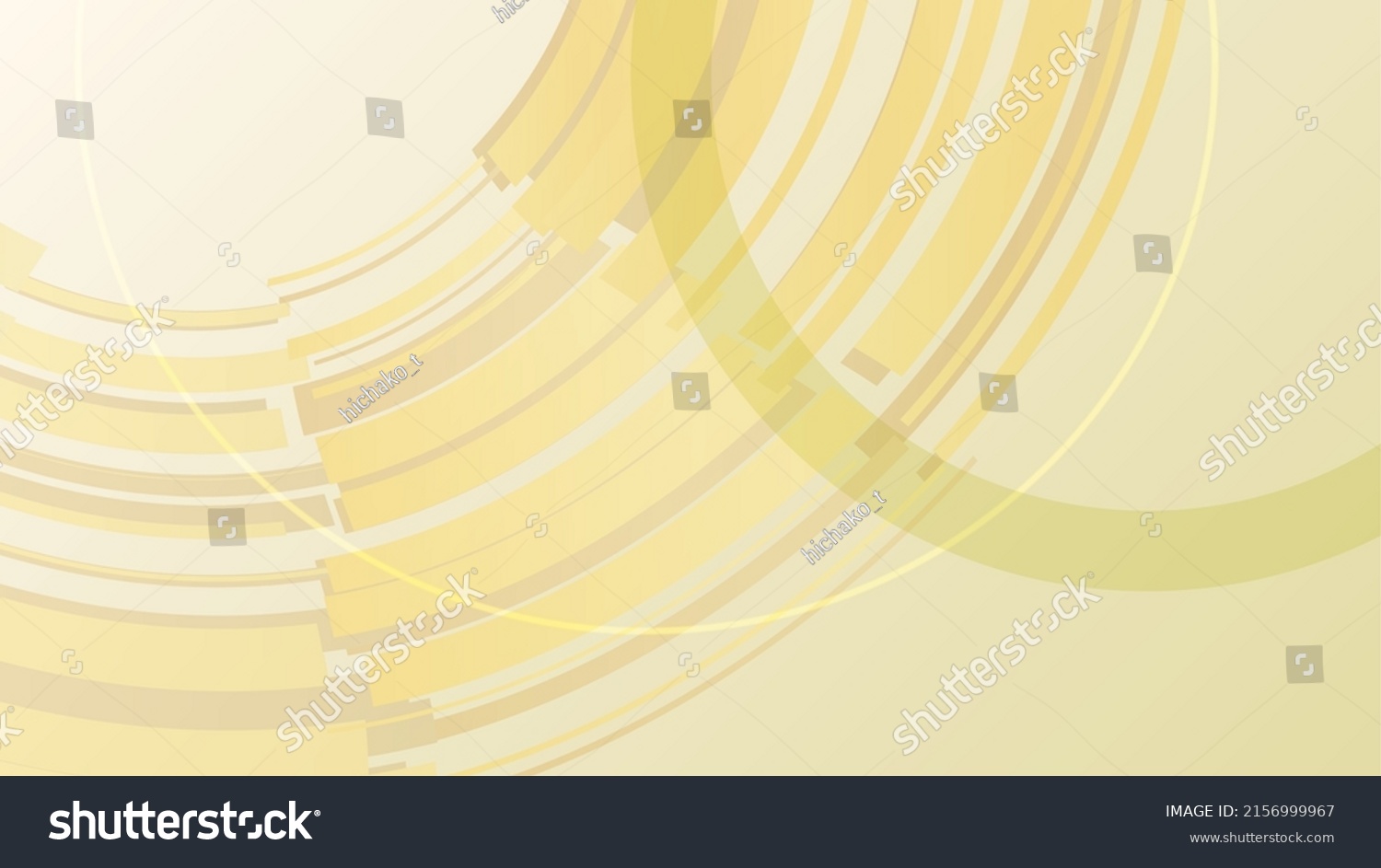 Abstract Gold Curved Rectangular Backgroundvector Illustration Stock ...