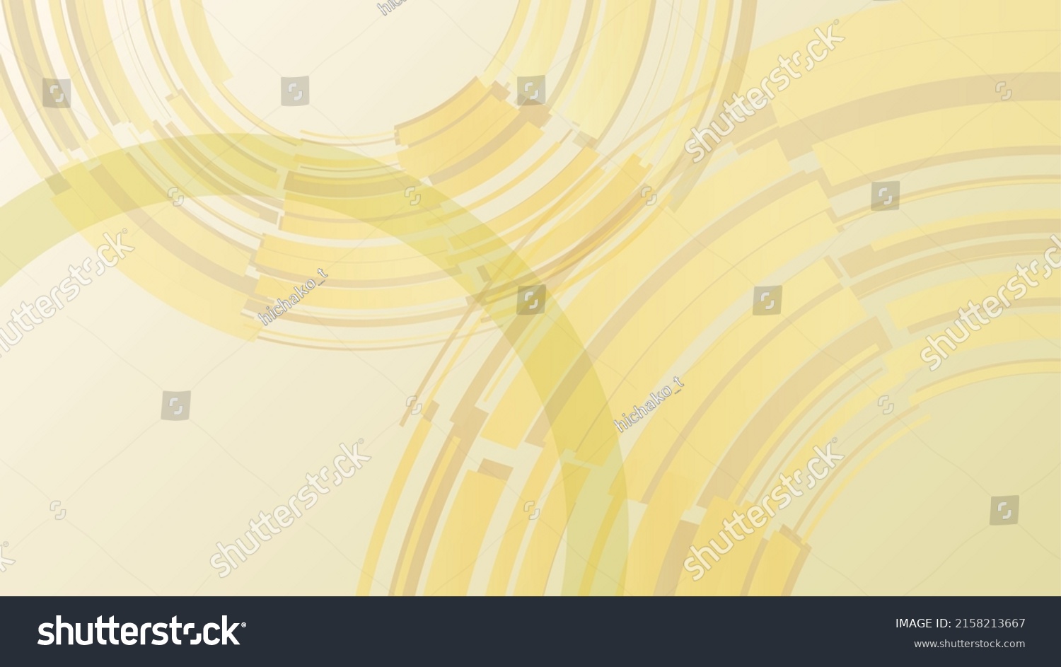 Abstract Gold Curved Rectangular Backgroundvector Illustration Stock ...