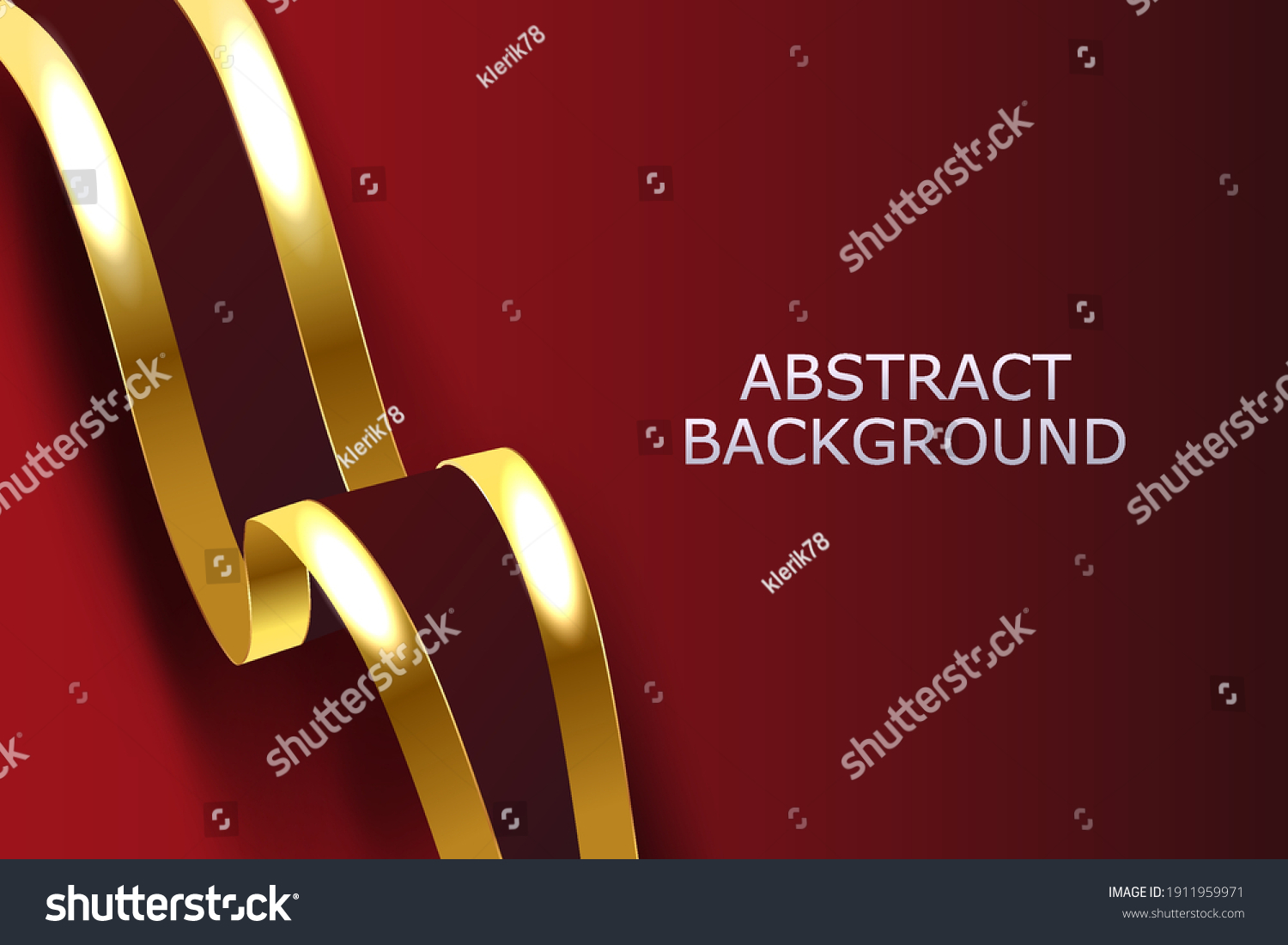 Abstract Gold Layered Background Glow Effect Stock Vector (Royalty Free ...