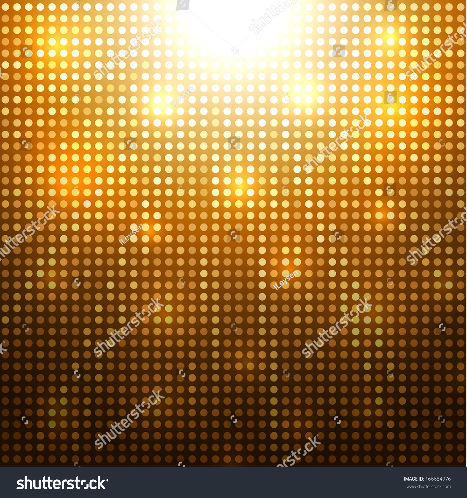 Abstract Golden Dotted Background Eps10 Stock Vector (Royalty Free ...