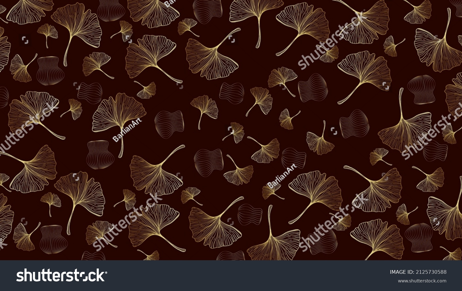 Abstract Golden Flower Texture Vector Background Stock Vector (Royalty ...