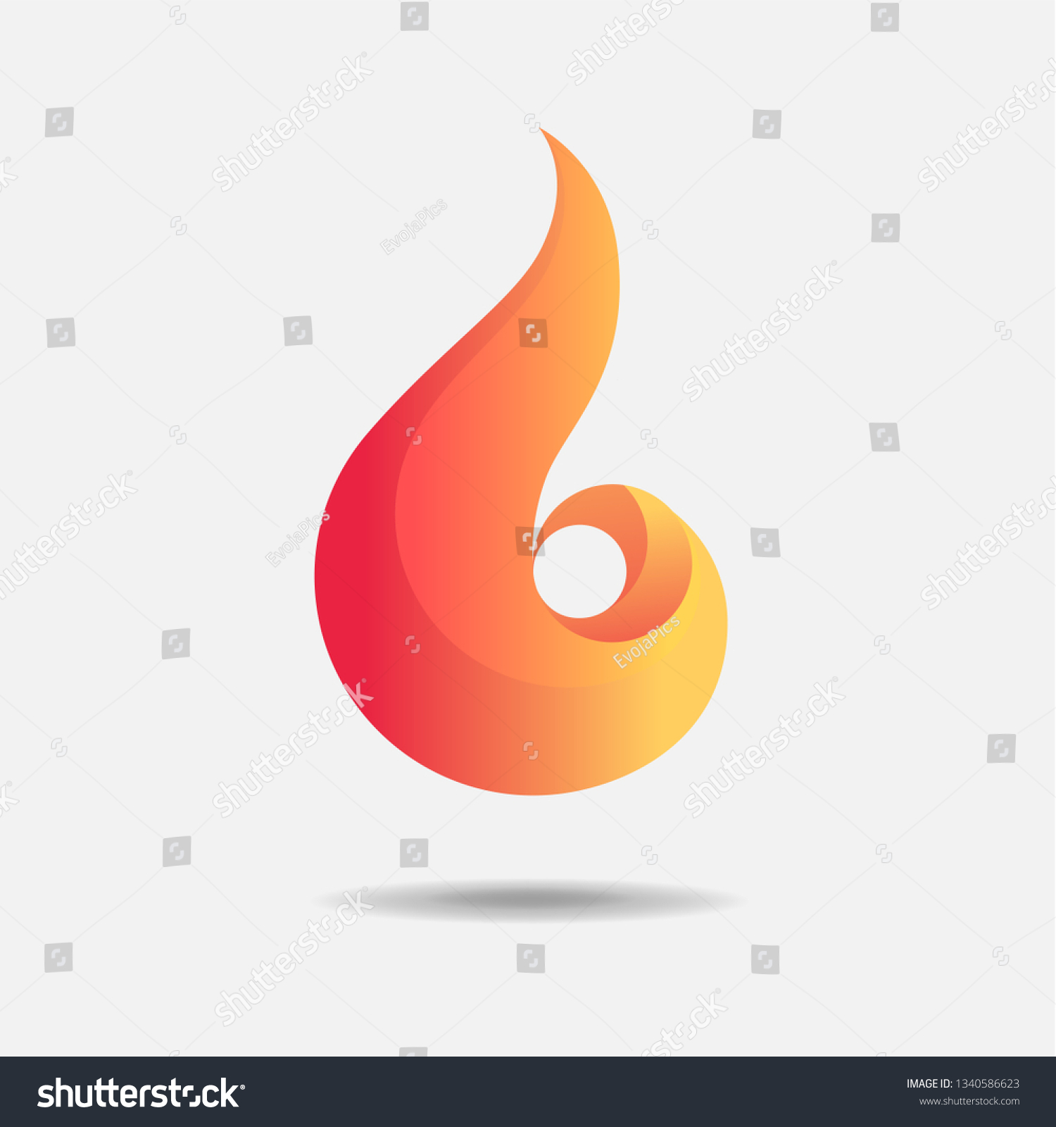 Abstract Gradient Logo Vector Illustration Stock Vector (Royalty Free ...
