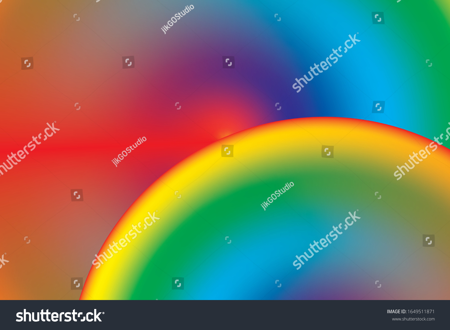 Abstract Gradient Rainbow Background Wallpaper Vector: เวกเตอร์สต็อก ...