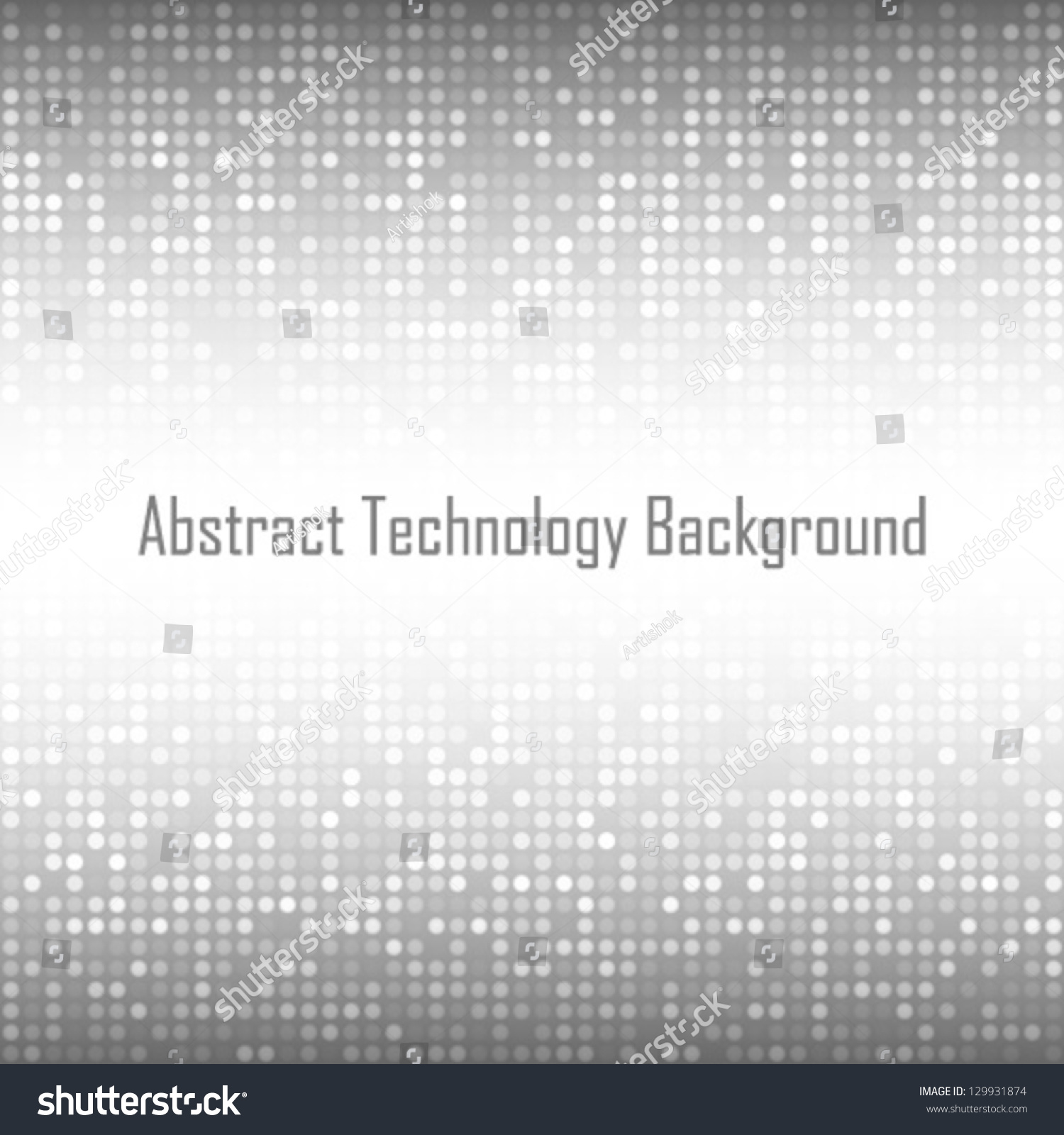 Abstract Gray Technology Background, Vector Illustration - 129931874 ...