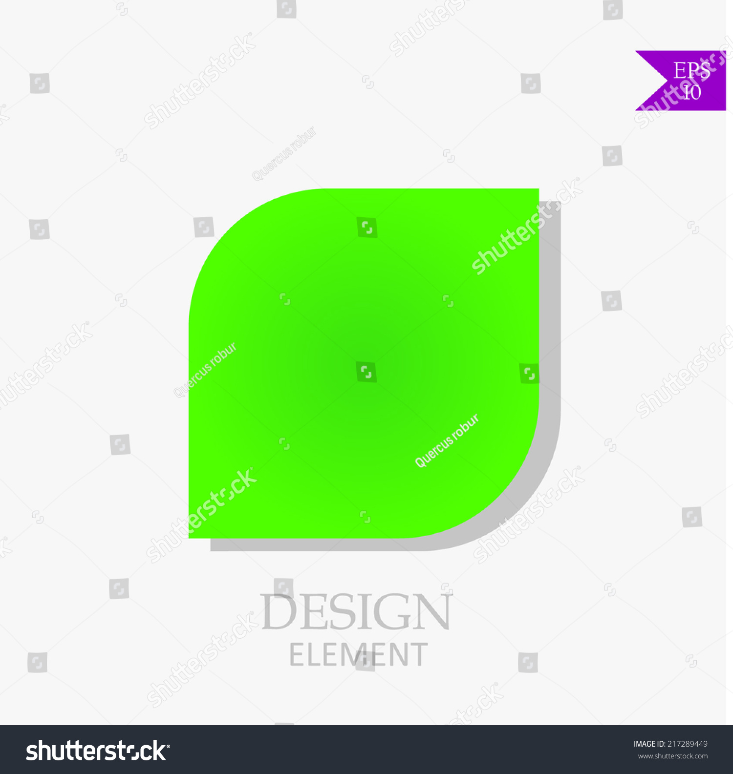 Abstract Green Design Element Vector Illustration Stock Vector (Royalty ...