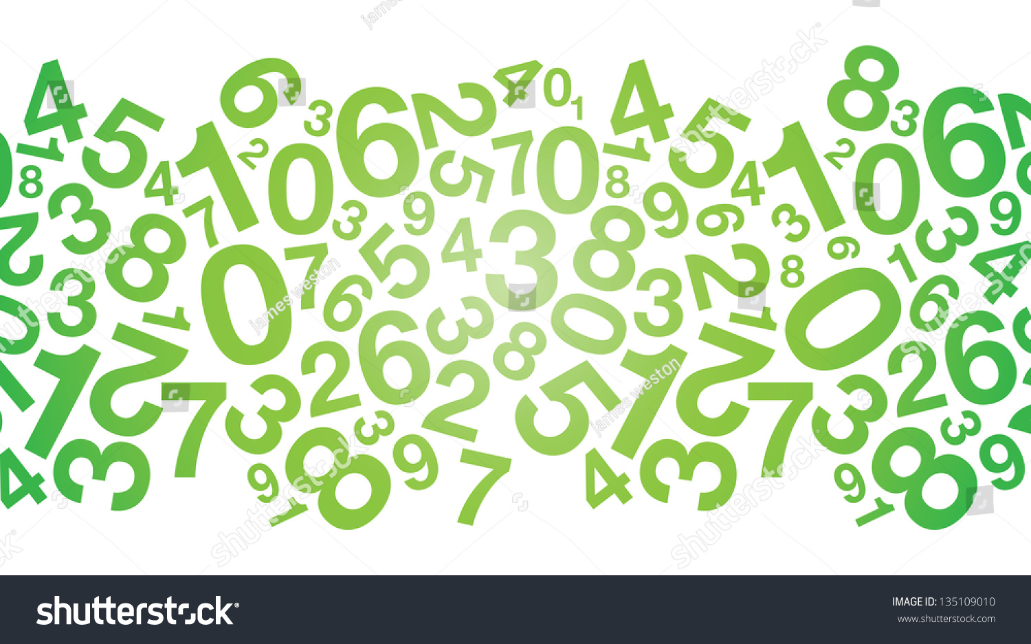 Abstract Green Number Background: เวกเตอร์สต็อก (ปลอดค่าลิขสิทธิ์ ...