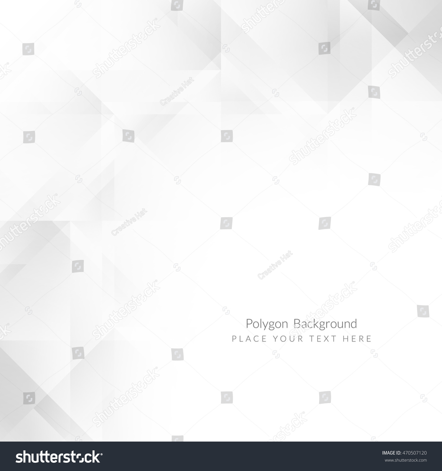 Abstract Grey Color Polygon Background Design Stock Vector (Royalty ...