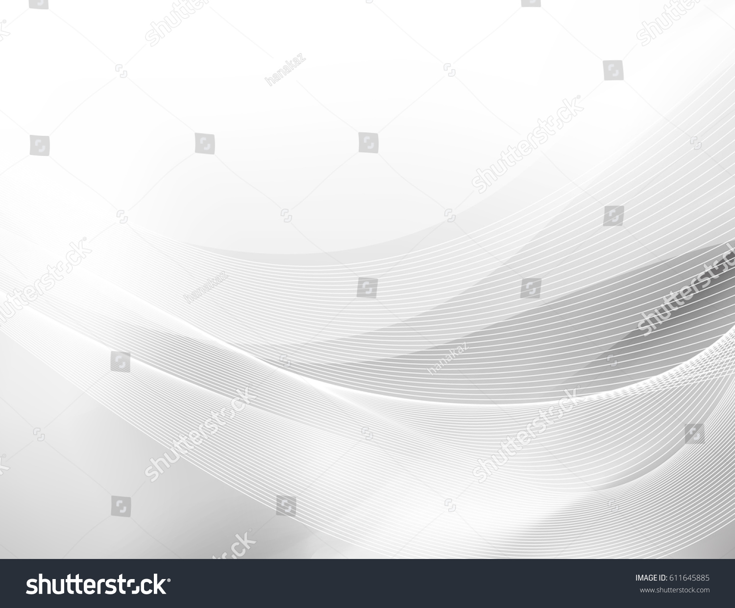 Abstract Grey White Waves Lines Pattern Stock Vector (Royalty Free ...