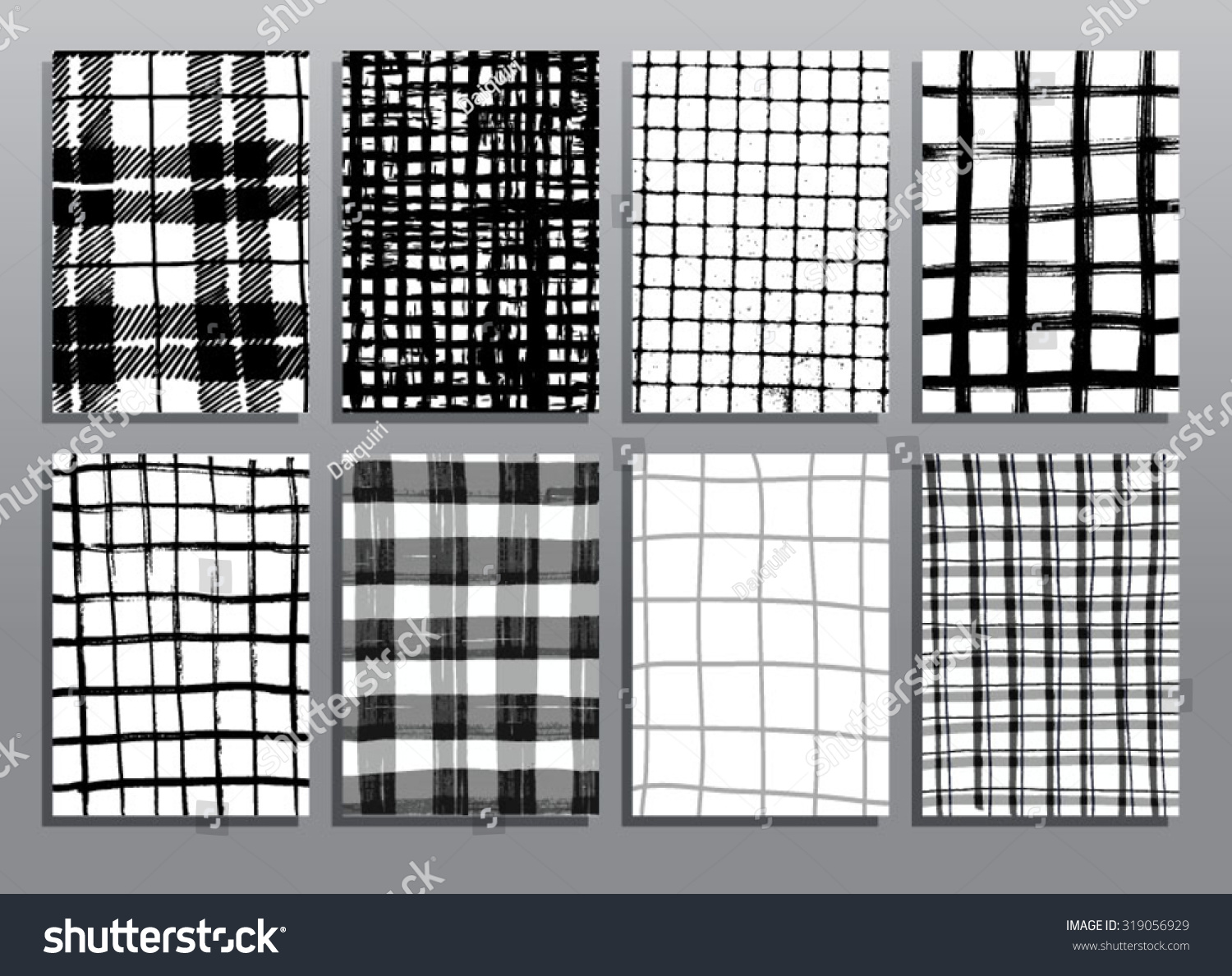 Abstract Grunge Pattern Checkered Textures Vector Stock Vector (Royalty ...