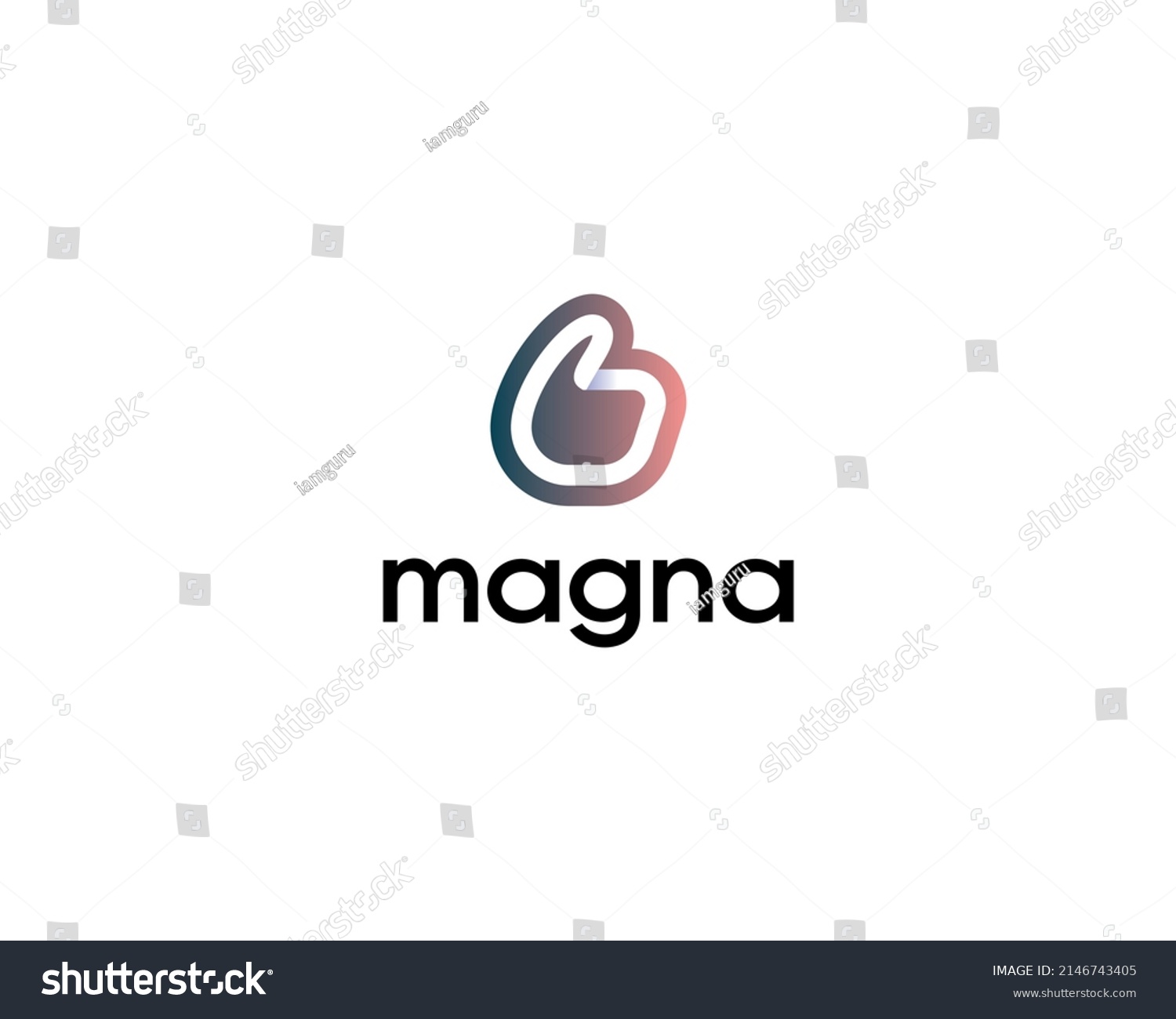 Abstract Hand Like Vector Logo Concept Stock Vector (Royalty Free ...