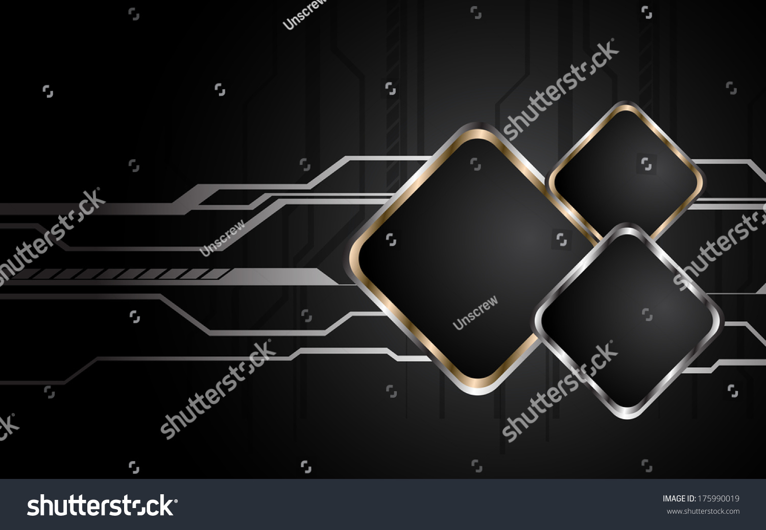 Abstract Hitech Background Clipart Stock Vector (Royalty Free ...