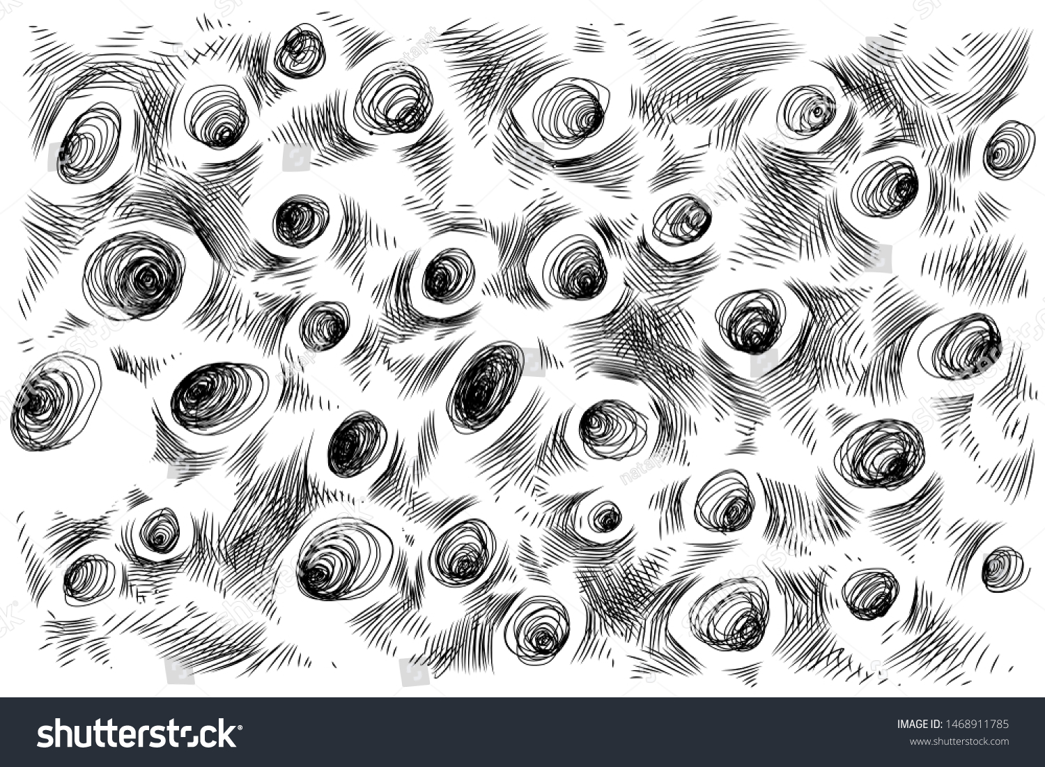 Abstract Holes Horror Pattern Background Stock Vector (Royalty Free ...