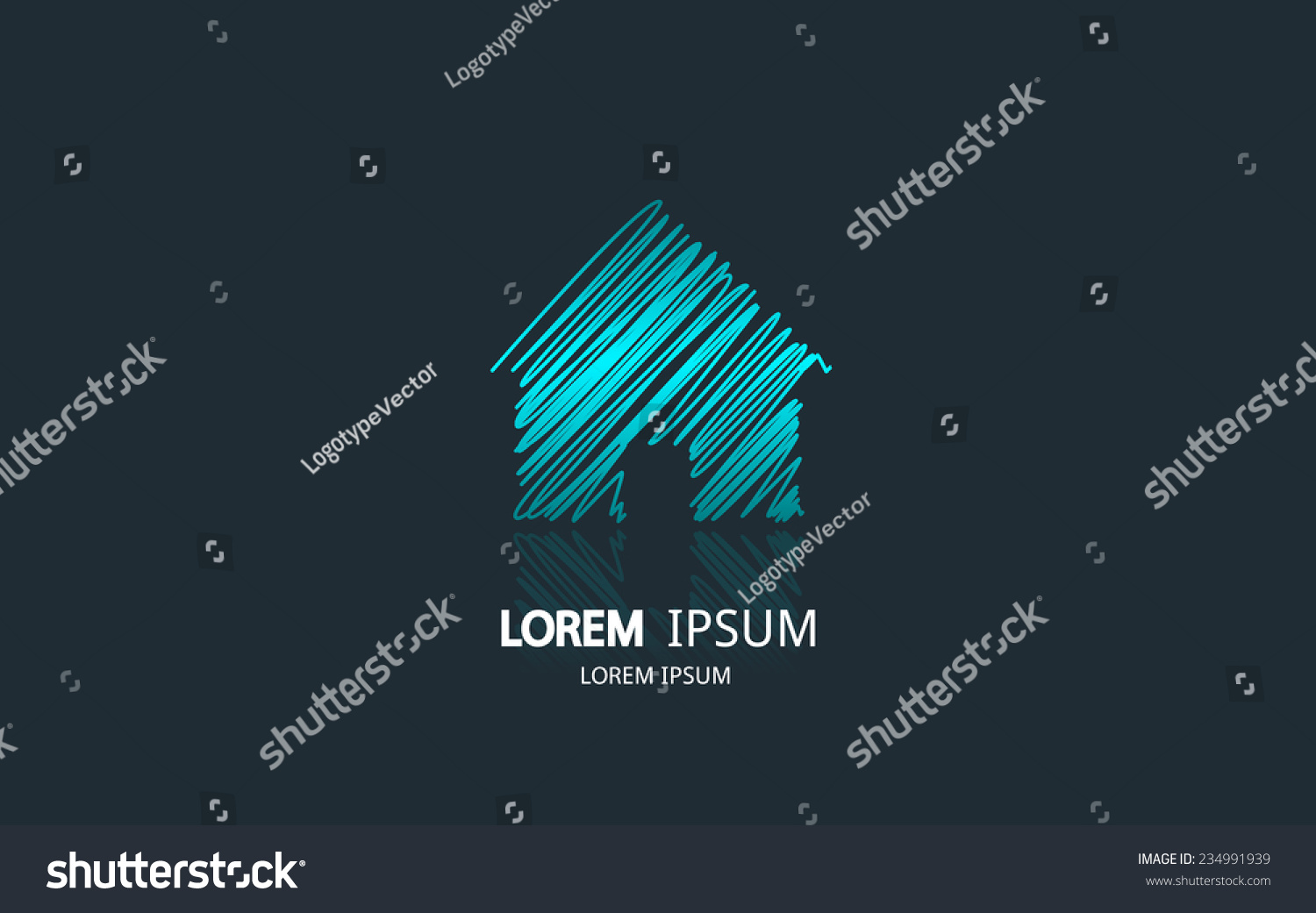 Abstract House Logo Vector Logotype Design Stock Vector (Royalty Free ...