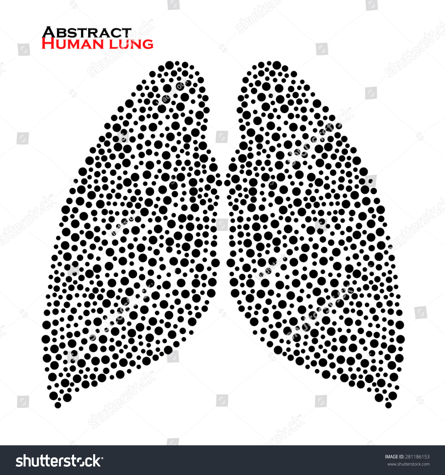 Abstract Human Lung Vector Illustration Eps Stock Vector (Royalty Free ...