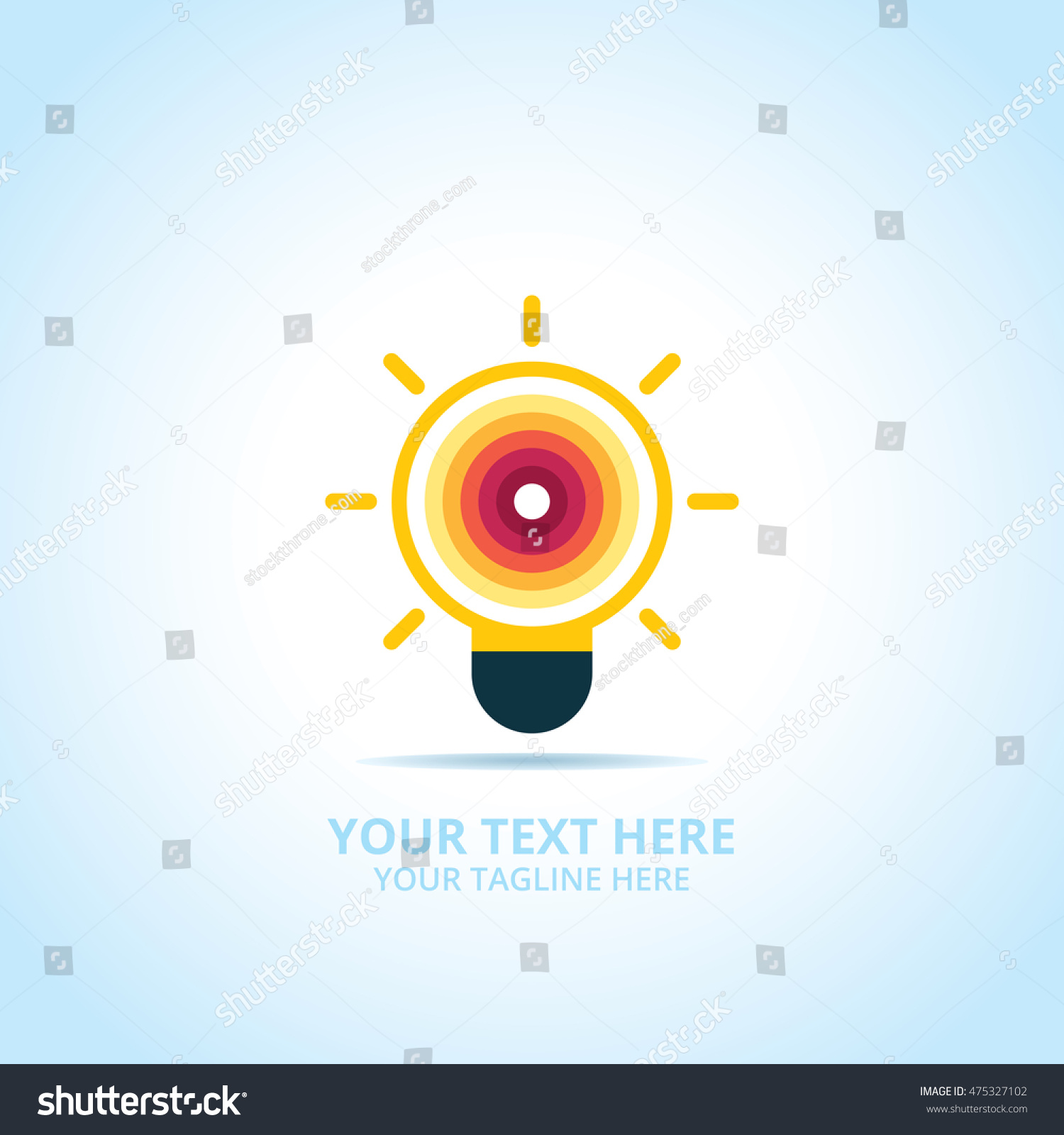 Abstract Idea Logo Design Concept Emblem Stock Vector (Royalty Free ...