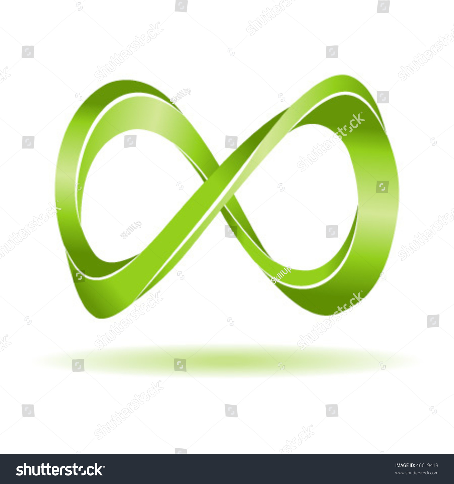 Abstract Infinity Symbol Vector Illustration Stock Vector 46619413 ...
