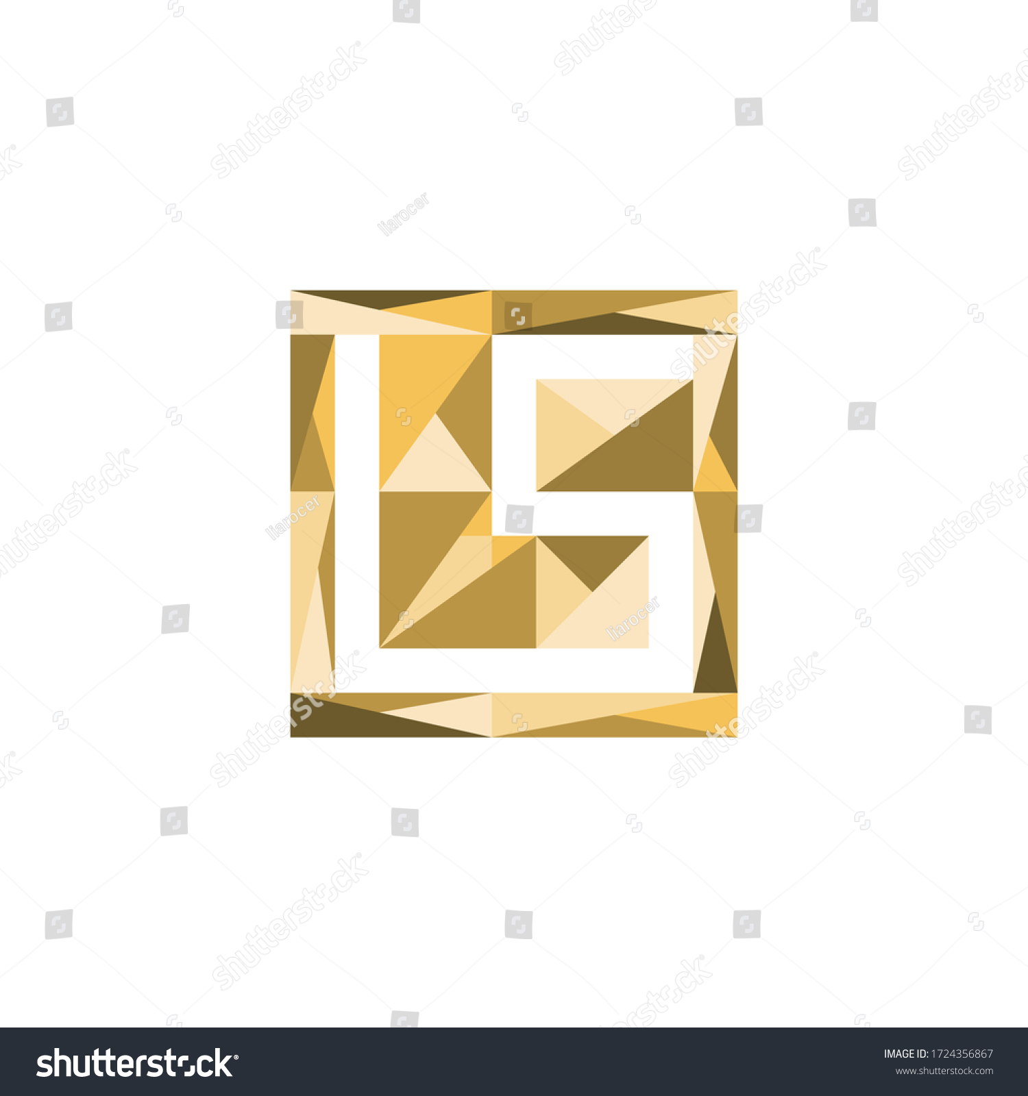 Abstract Initial Letter Ls Logo Vector Stock Vector (Royalty Free ...